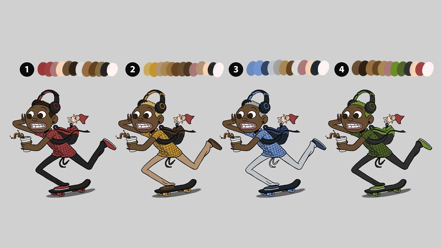 JoWayne McFarlane - CHARACTER DESIGNS & MODEL SHEETS FOR 2D ANIMATION