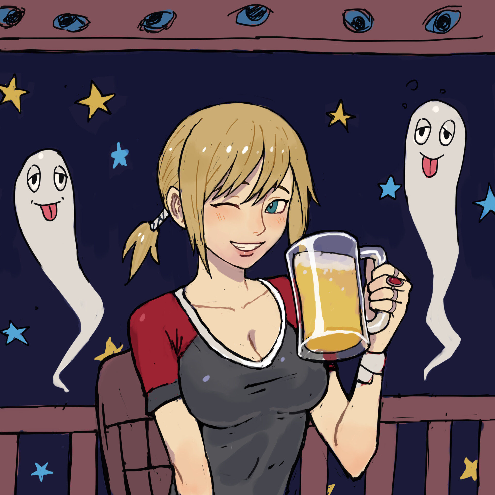 ArtStation - Drinking spirits