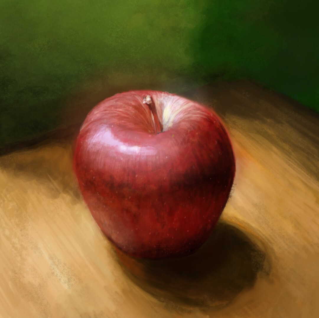 ArtStation - Apple Painting