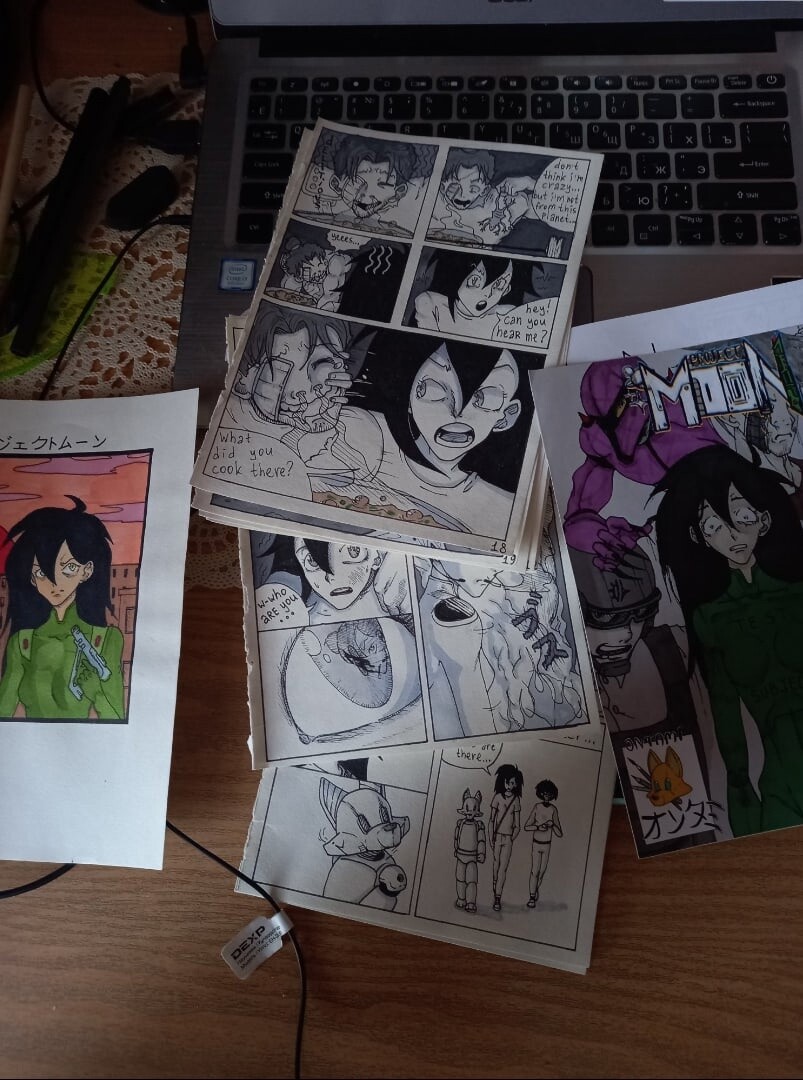 ArtStation - my workspace for manga