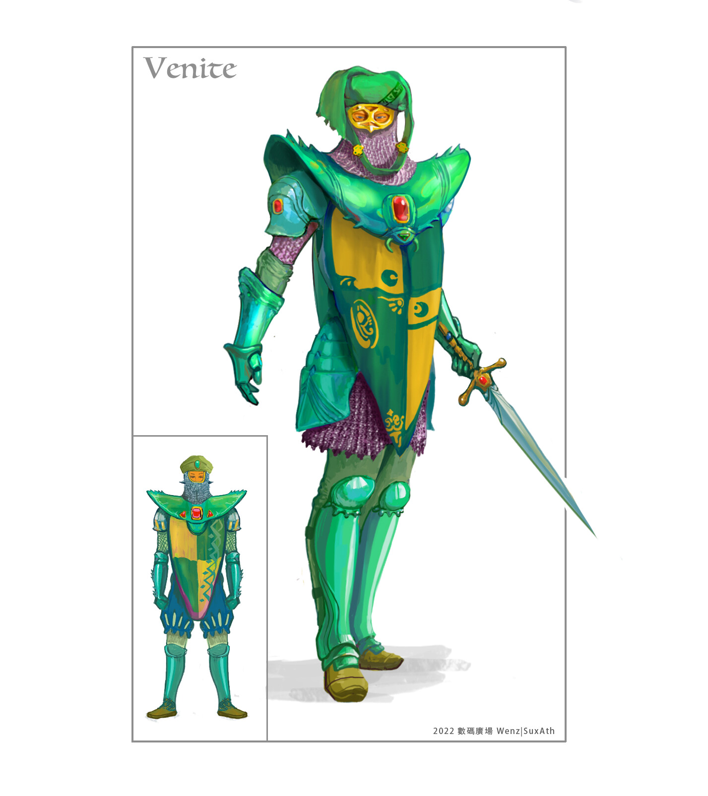 ArtStation - Venite the Mercenary