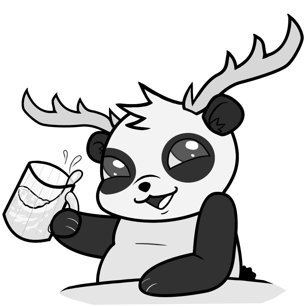 ArtStation - Panda Beer IPA mascot