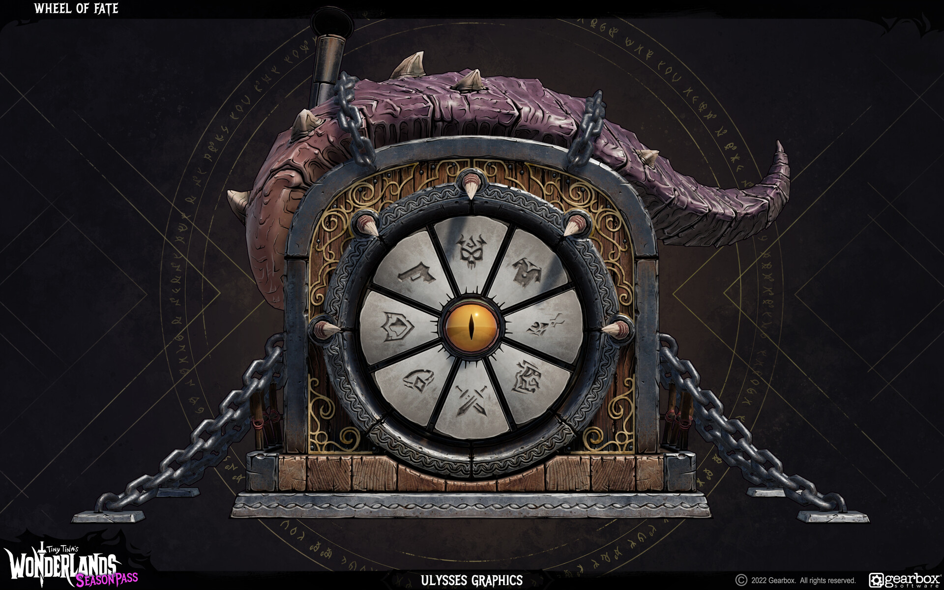 Ulysses Graphics Wheel Of Fate Tiny Tinas Wonderlands