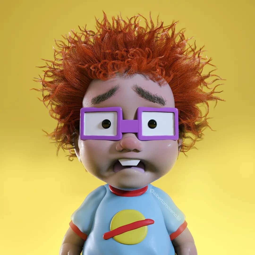 Chuckie Finster Spaventato Chuckie Finster Conquers His Fear Of Slides