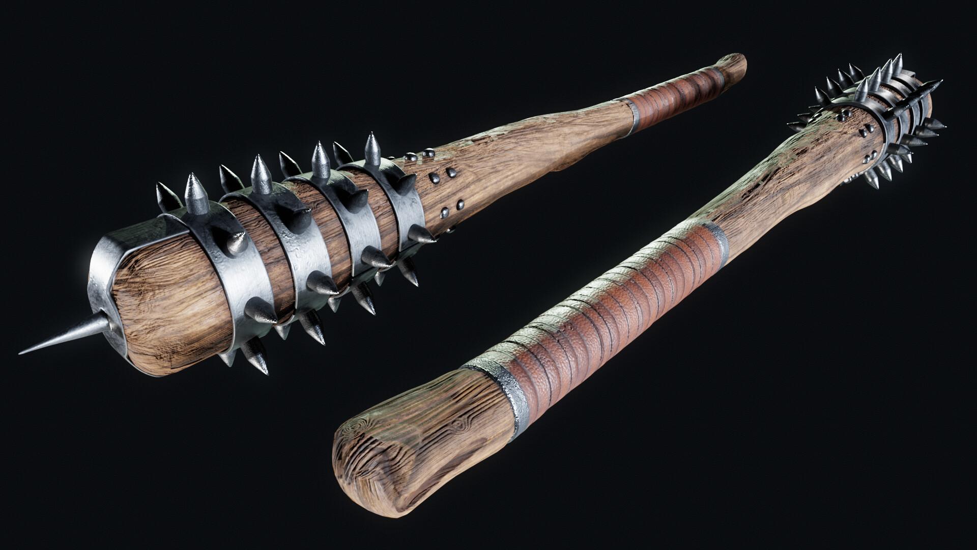 ArtStation - Weapon cudgel, Knif