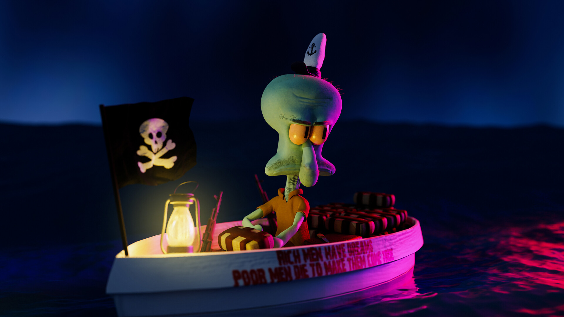 Squidward Als Gangster