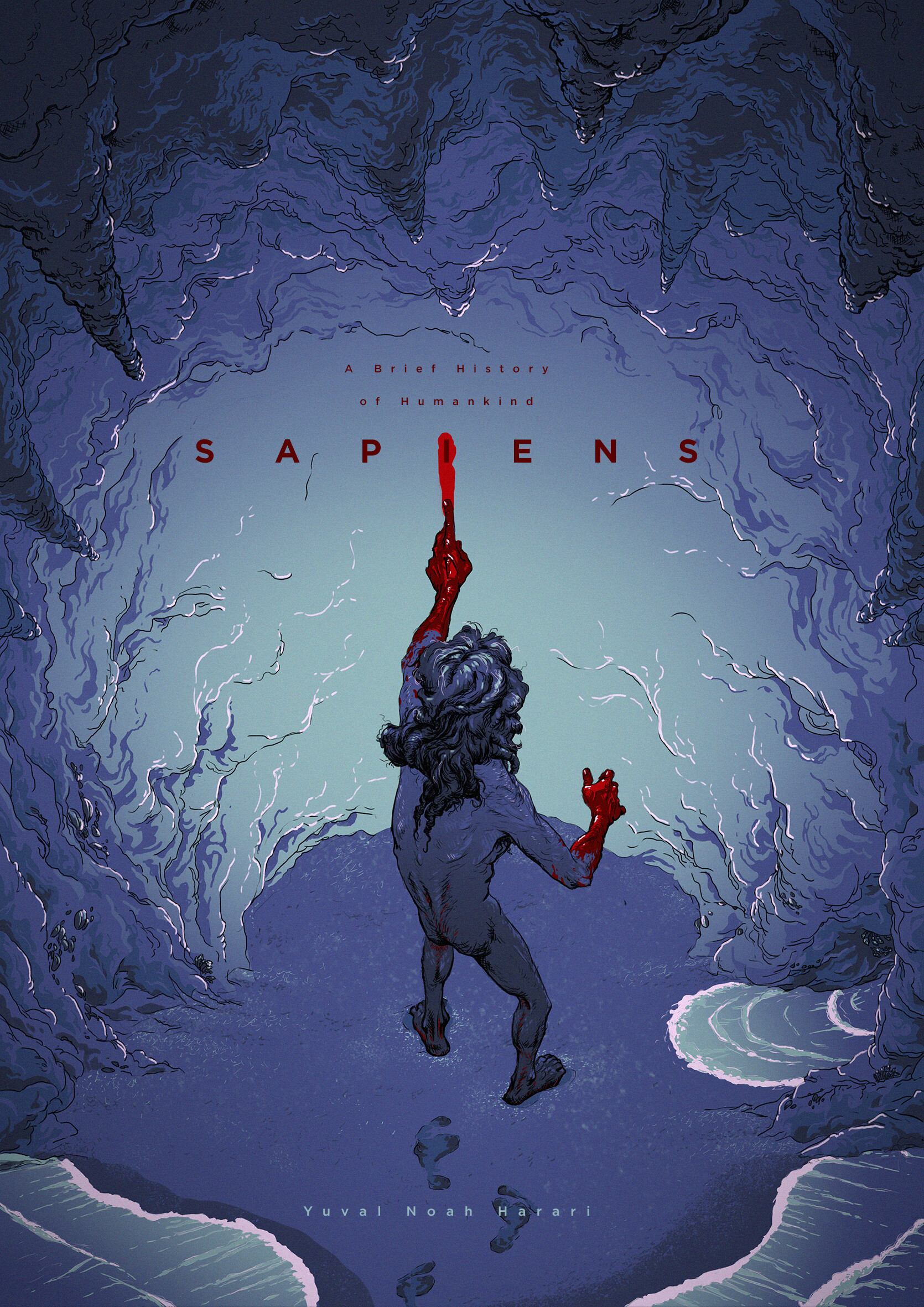 ArtStation - Fan Art - SAPIENS / HOMO DEUS - Yuval Noah Harari