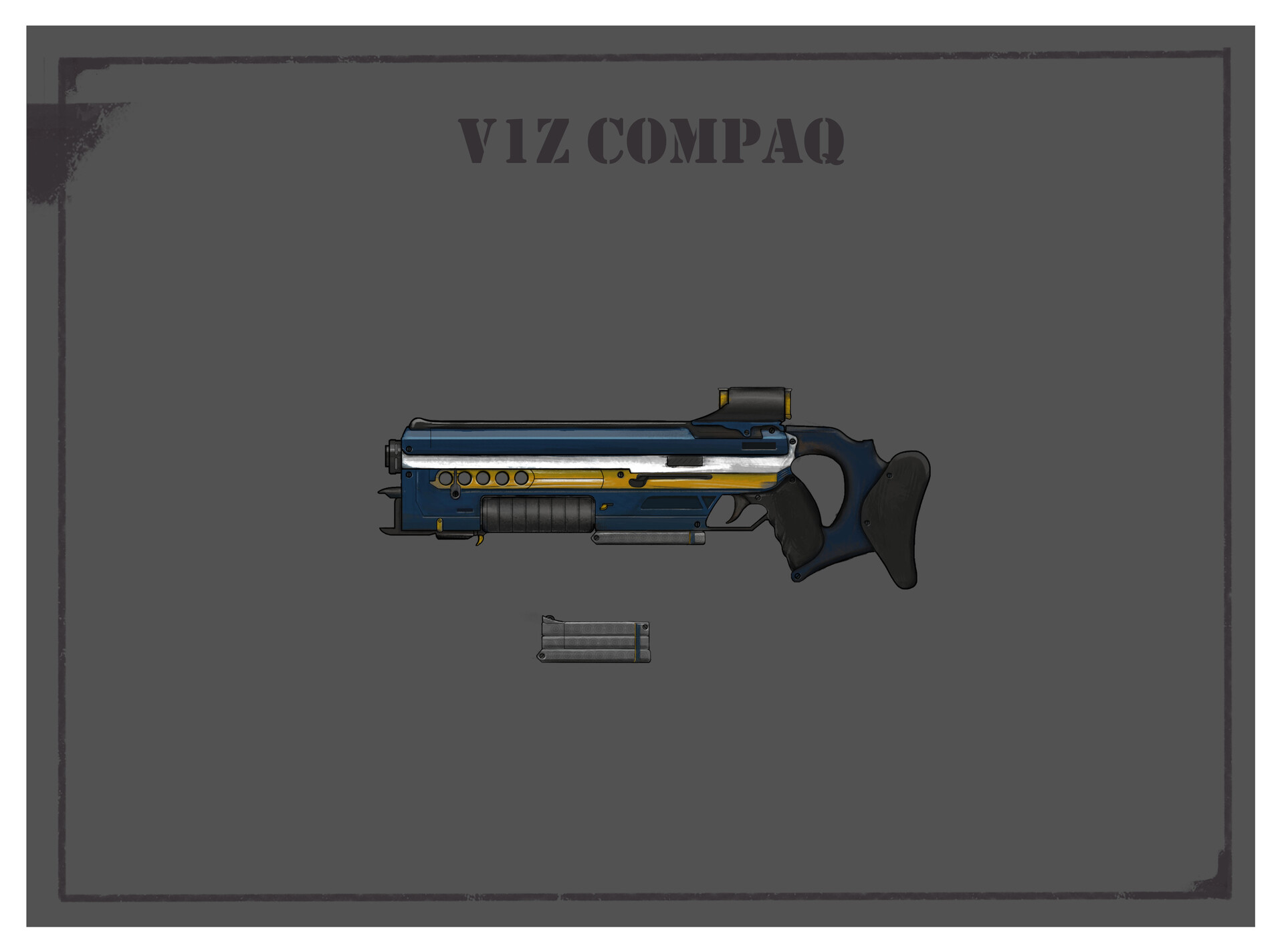 ArtStation - weapon concept V1Z COMPAQ