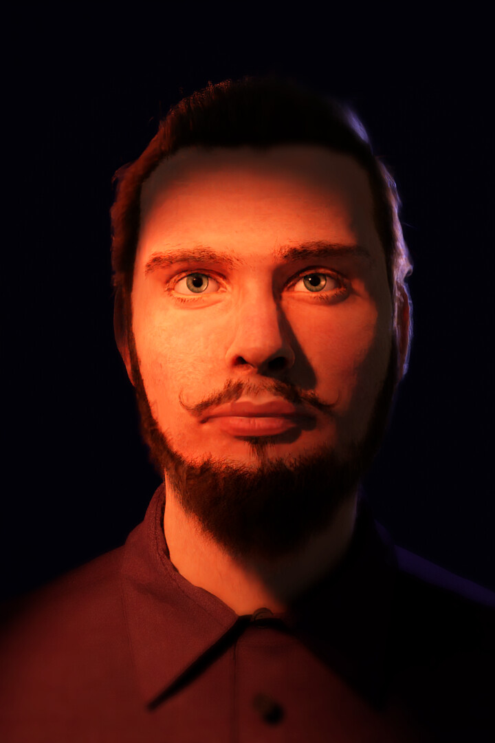 ArtStation - Digi-Double 3D Self Portrait - Georgi Slavov