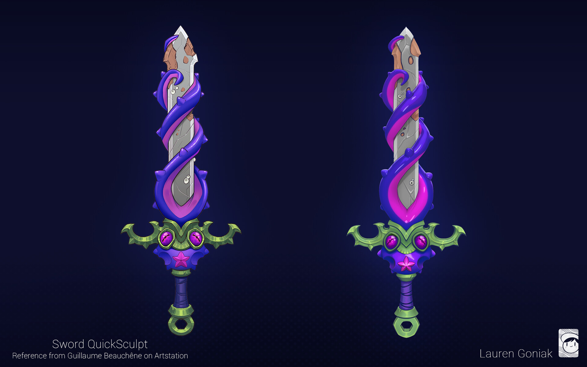 Lauren Goniak - Cephalopod Sword Quicksculpt