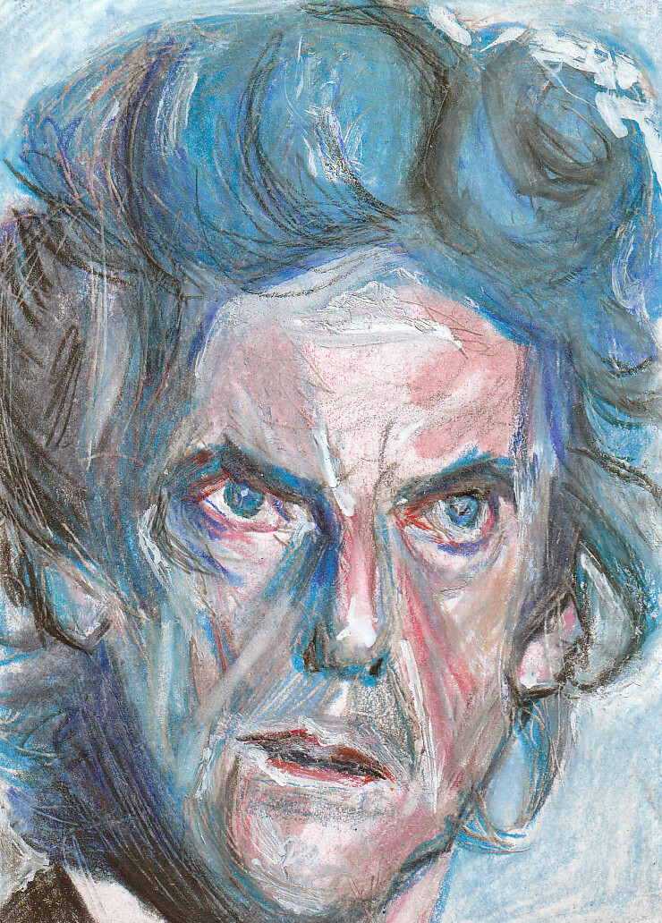 ArtStation - 12th Doctor Peter Capaldi. Sketchcard DR Who