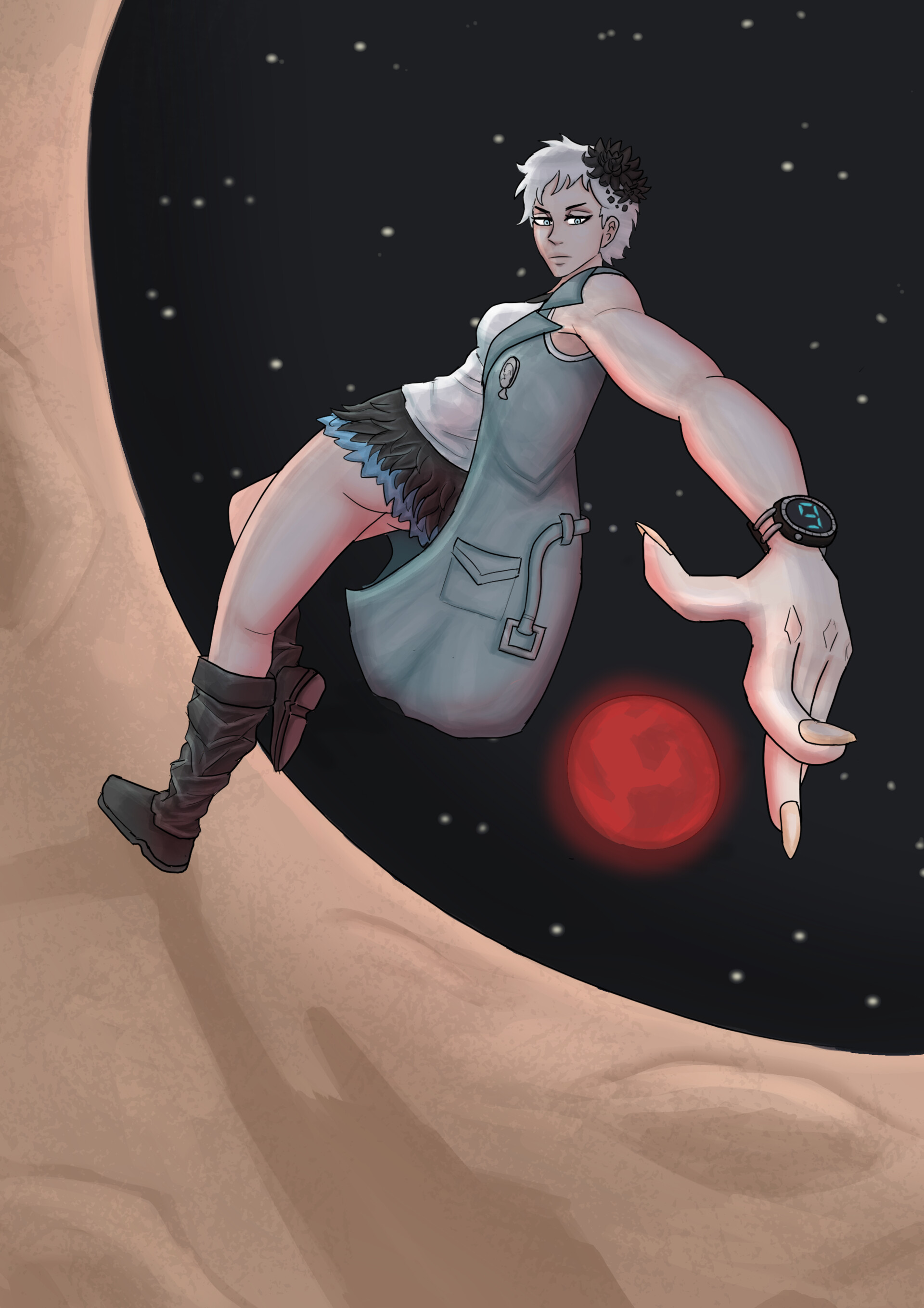 ArtStation - RED MOON