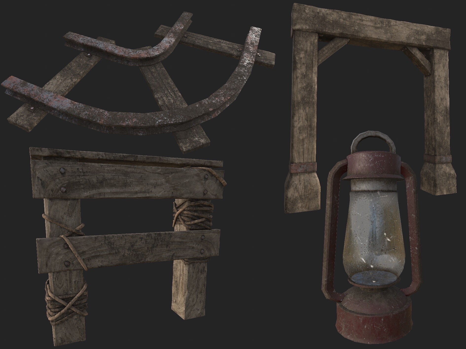 ArtStation - Abandoned mineshaft level