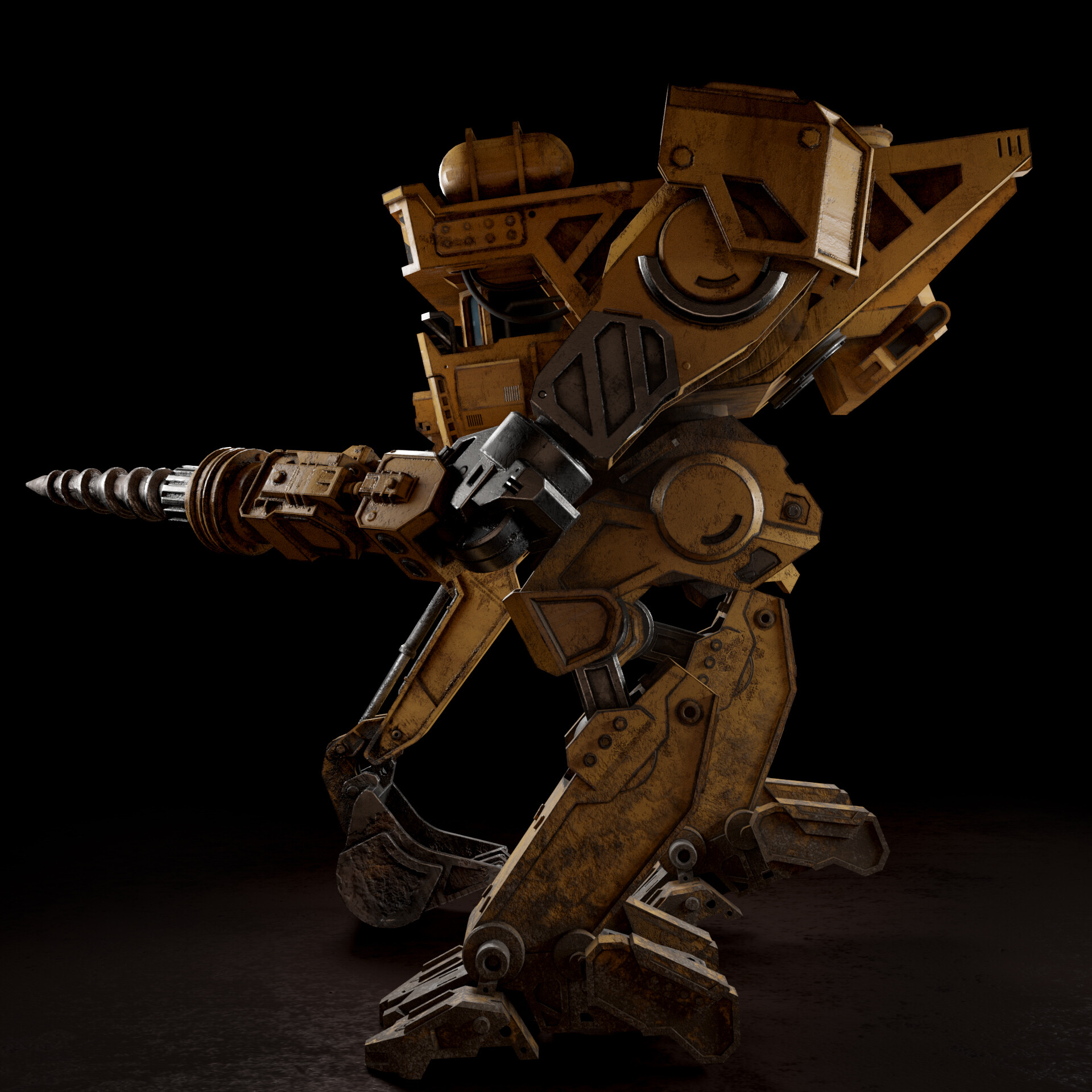 Lumer B - DRGR-8 Drilling and Digger Mech Concept