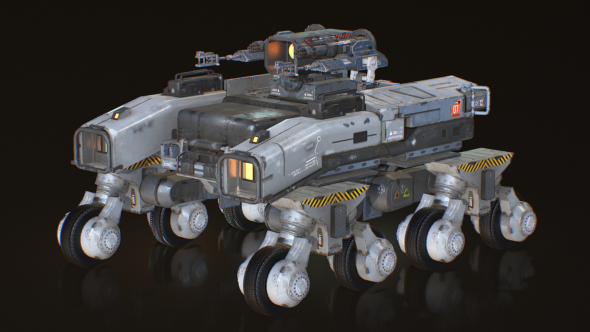 ArtStation - Sci-fi military vehicle