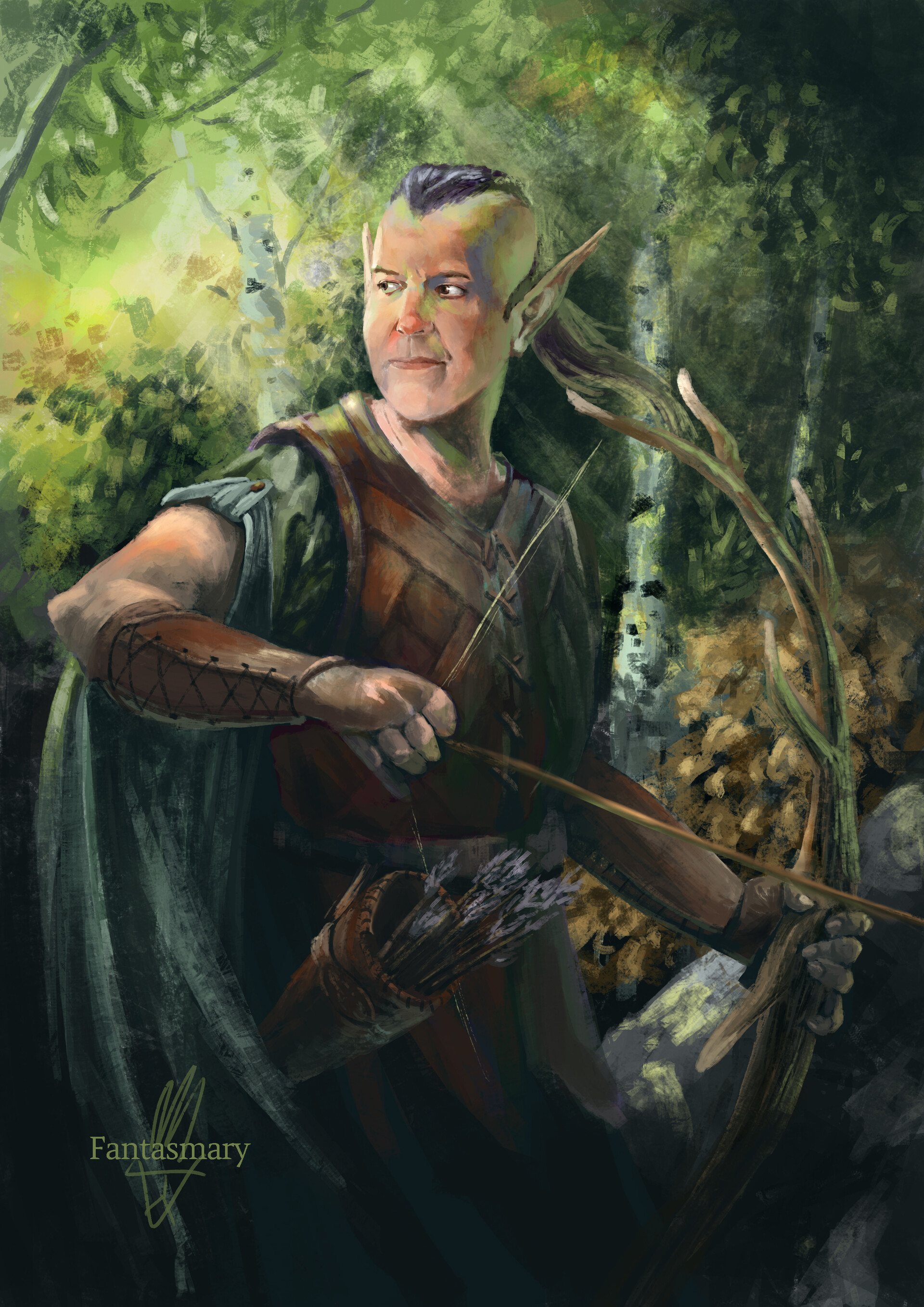 ArtStation - Hunter Elf