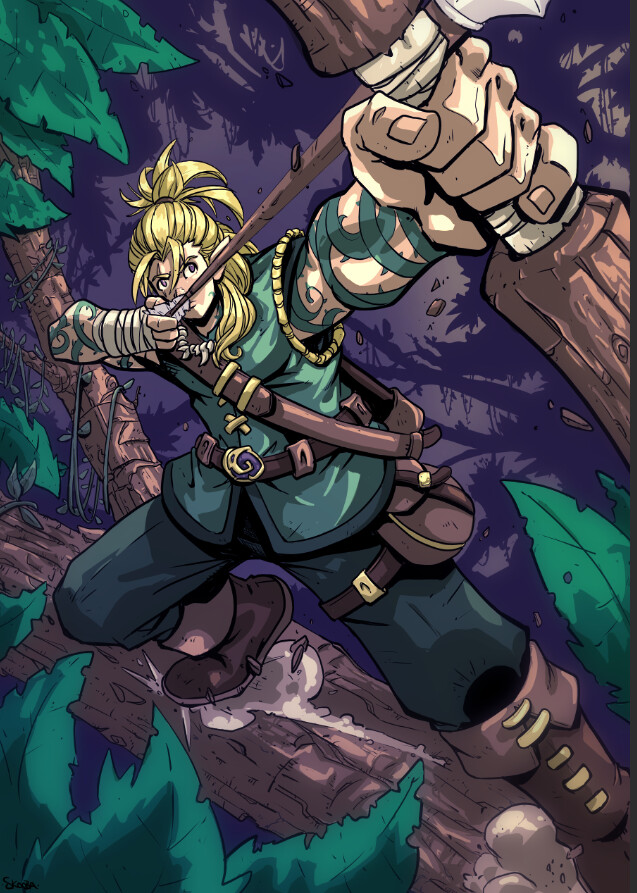 ArtStation - Archer DnD Commission