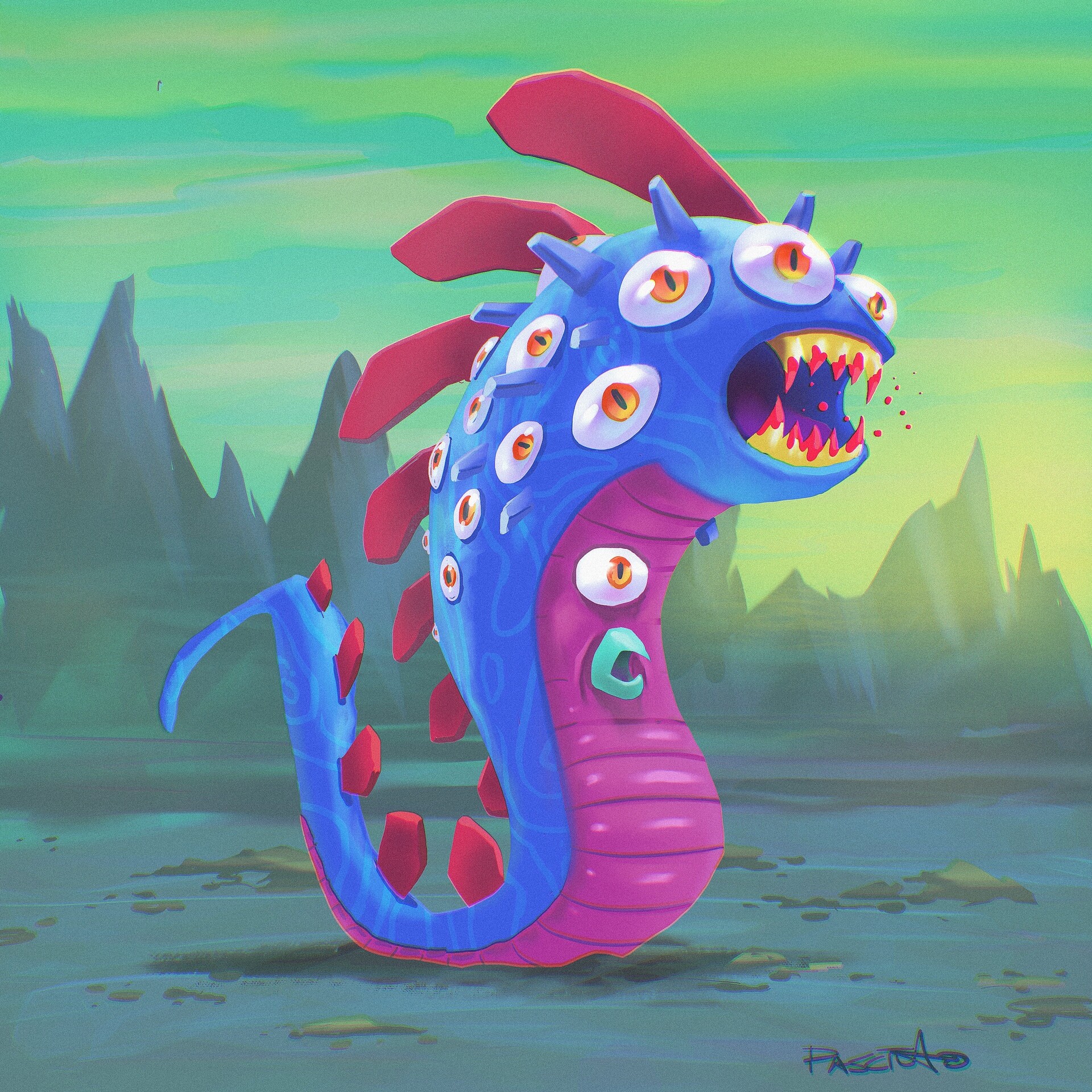 ArtStation - Monsters Go - Sara