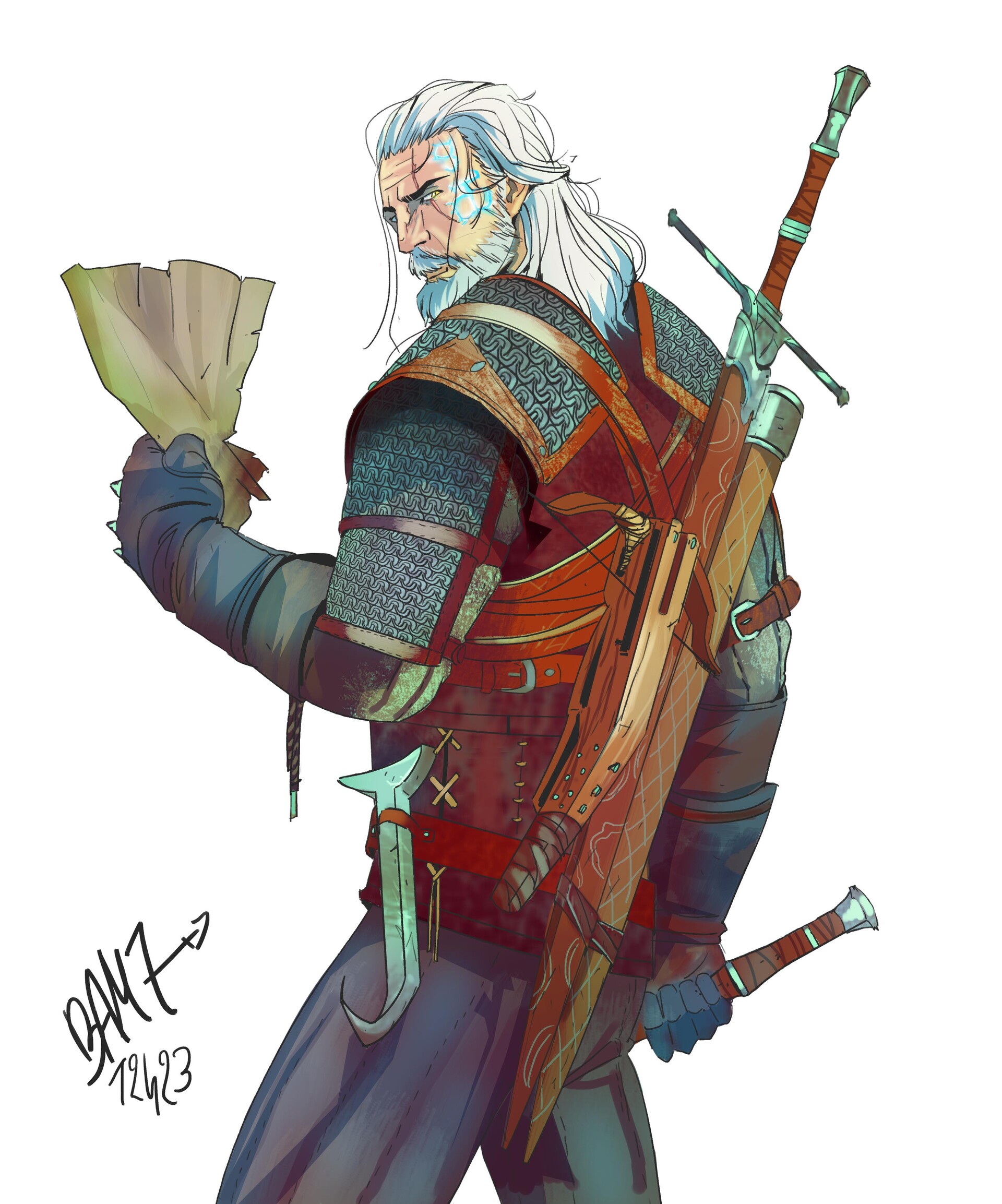 ArtStation - Geralt of Rivia | The Witcher FanArt