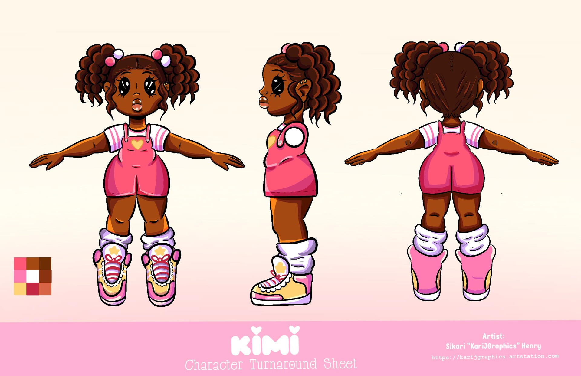 ArtStation - KIMI Character Sheet