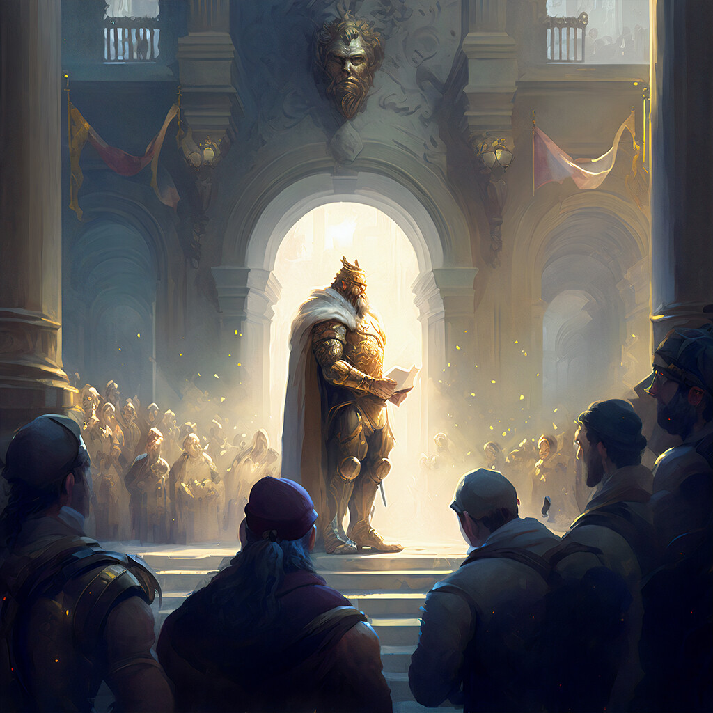 ArtStation - Regal Majesty: A Portrait of a King for His People 2