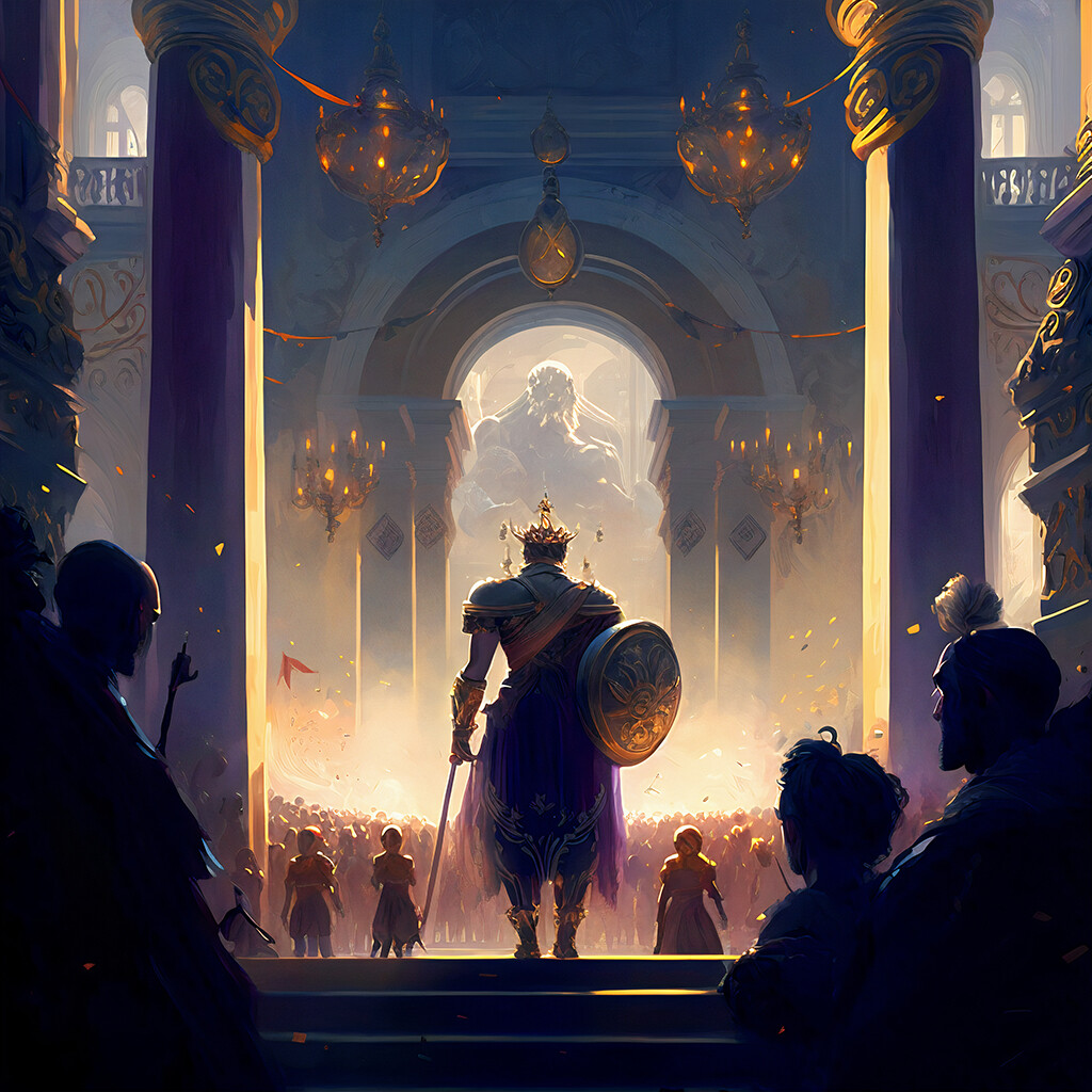 ArtStation - Regal Majesty: A Portrait of a King for His People 4