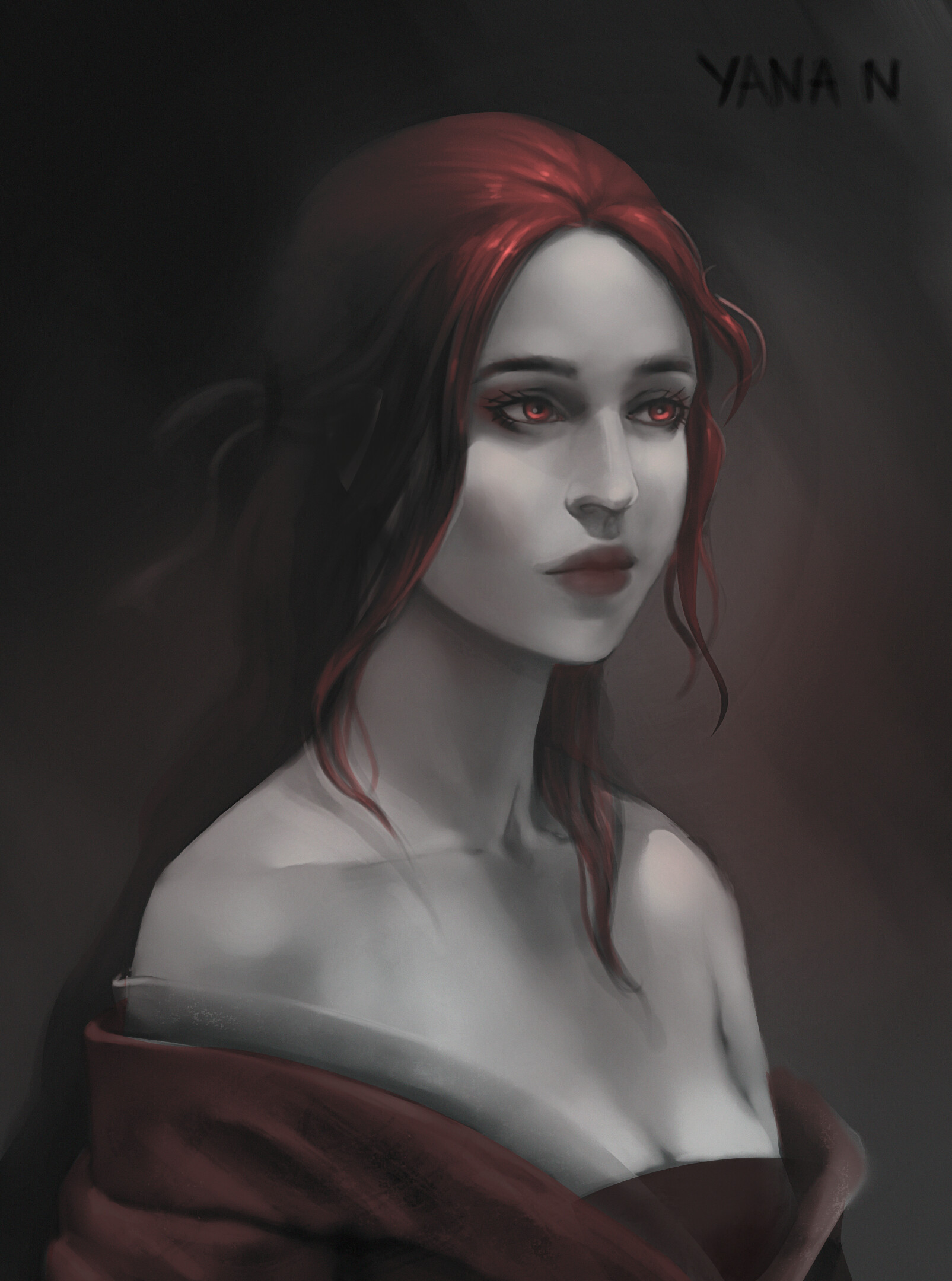 ArtStation - Quiet red