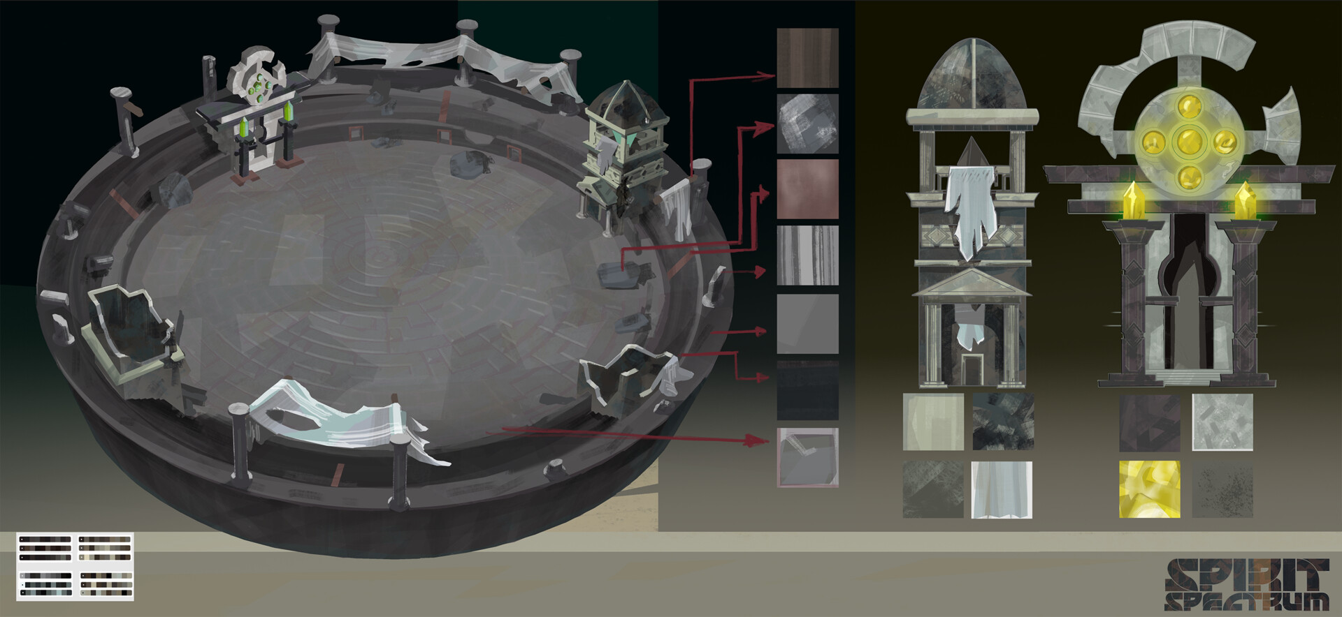 ArtStation - Spirit Spectrum: location texture