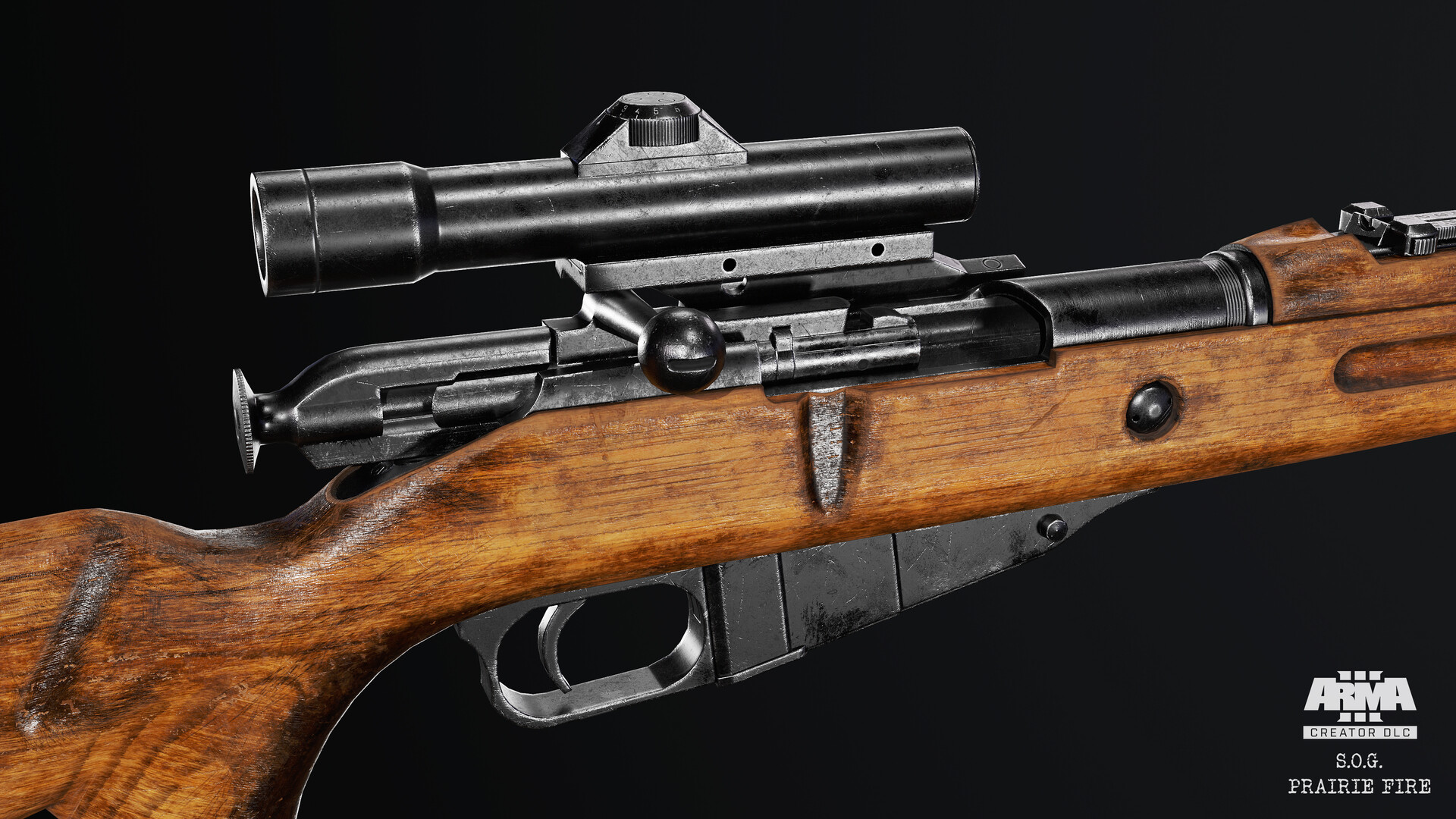 William Chamli - 3D Artist - VZ 54 Sniper rifle (Game Ready)