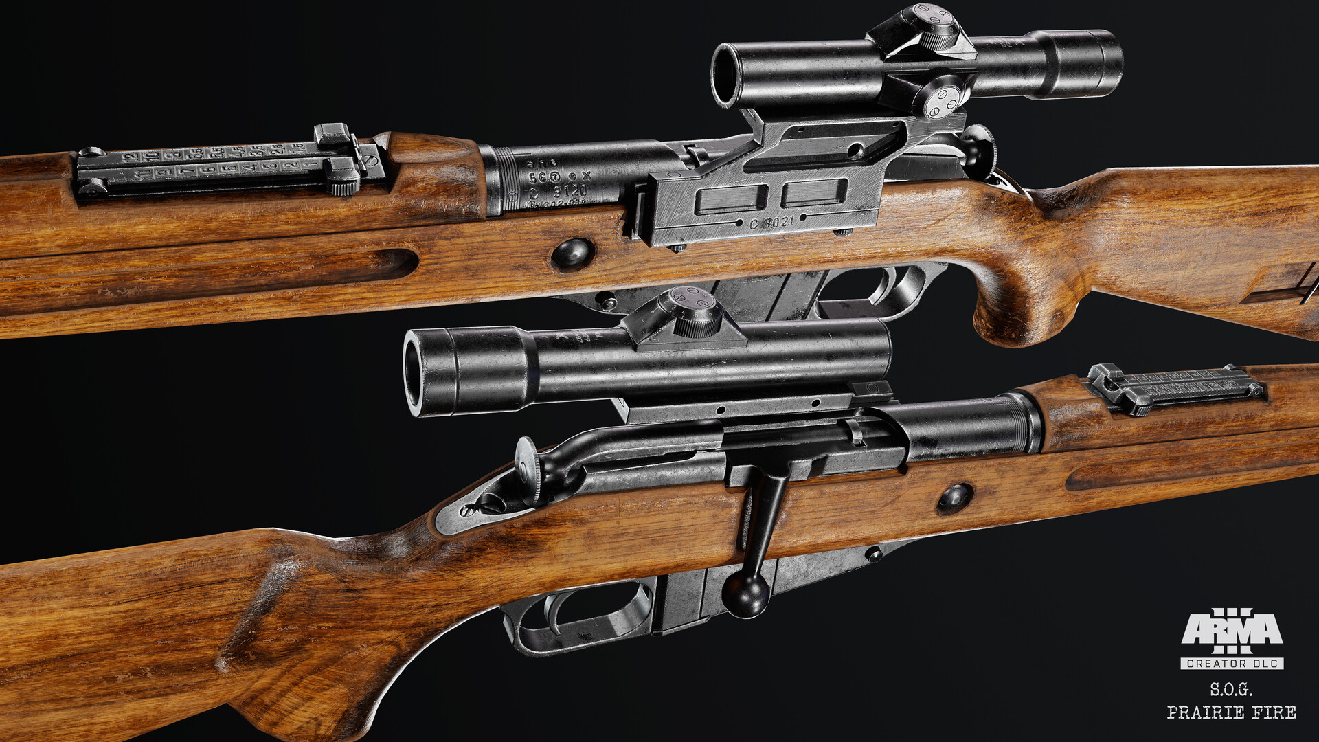 William Chamli - 3D Artist - VZ 54 Sniper rifle (Game Ready)