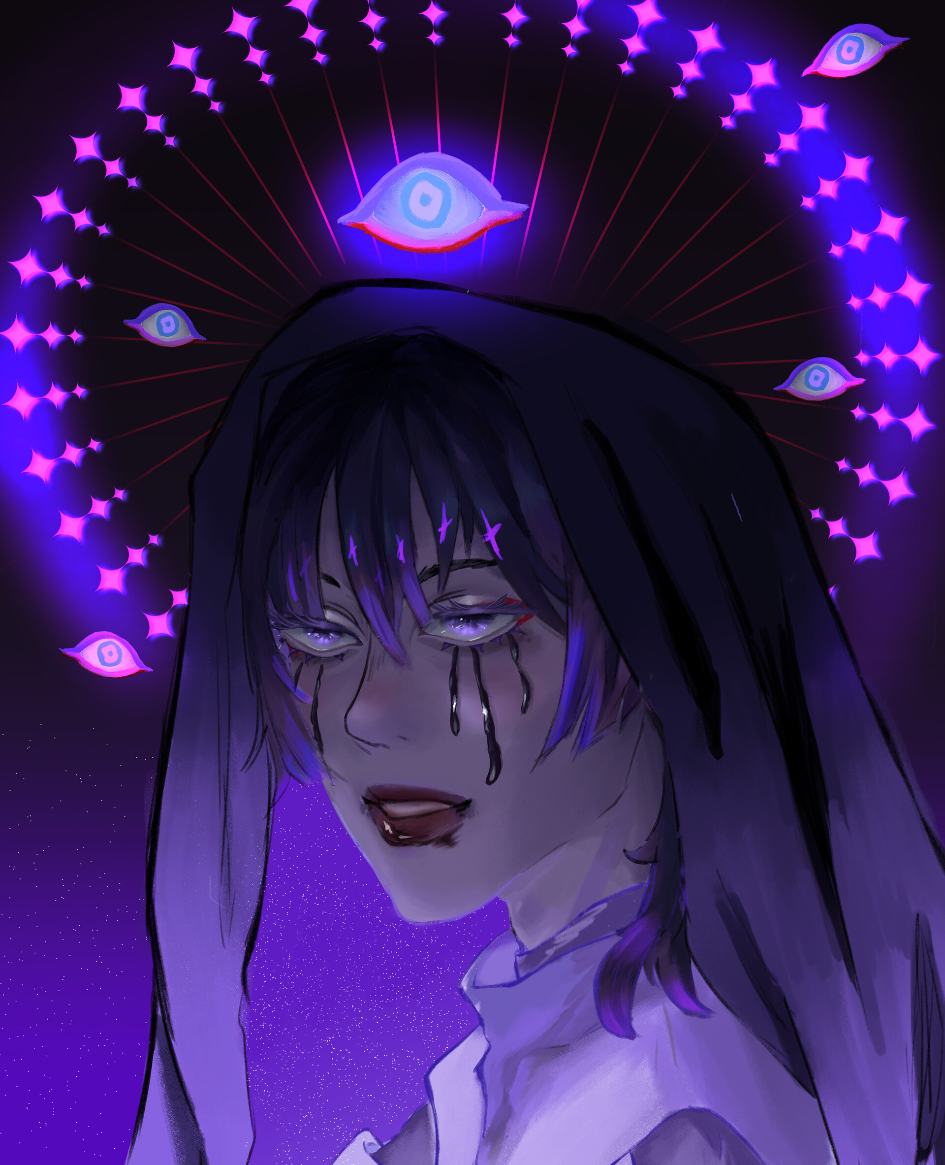 ArtStation - scara eyes: semi realism attempt