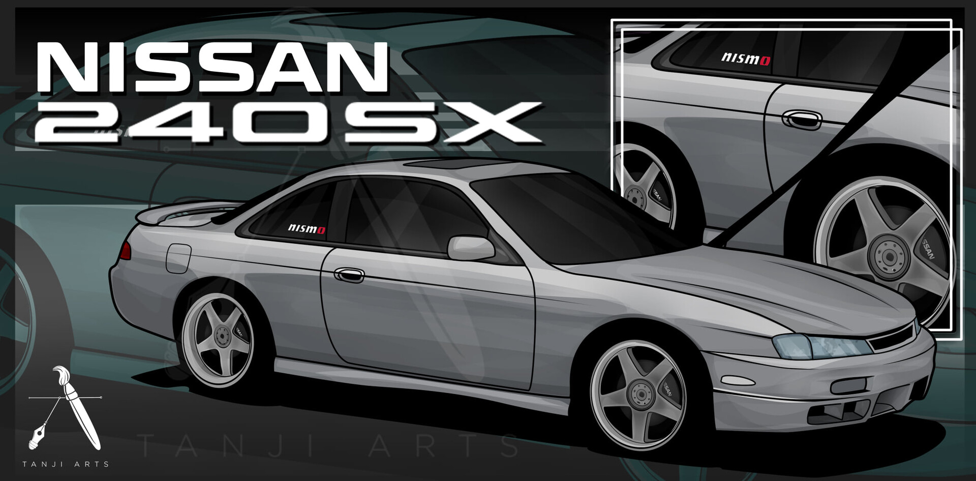 ArtStation - Nissan Silvia S14