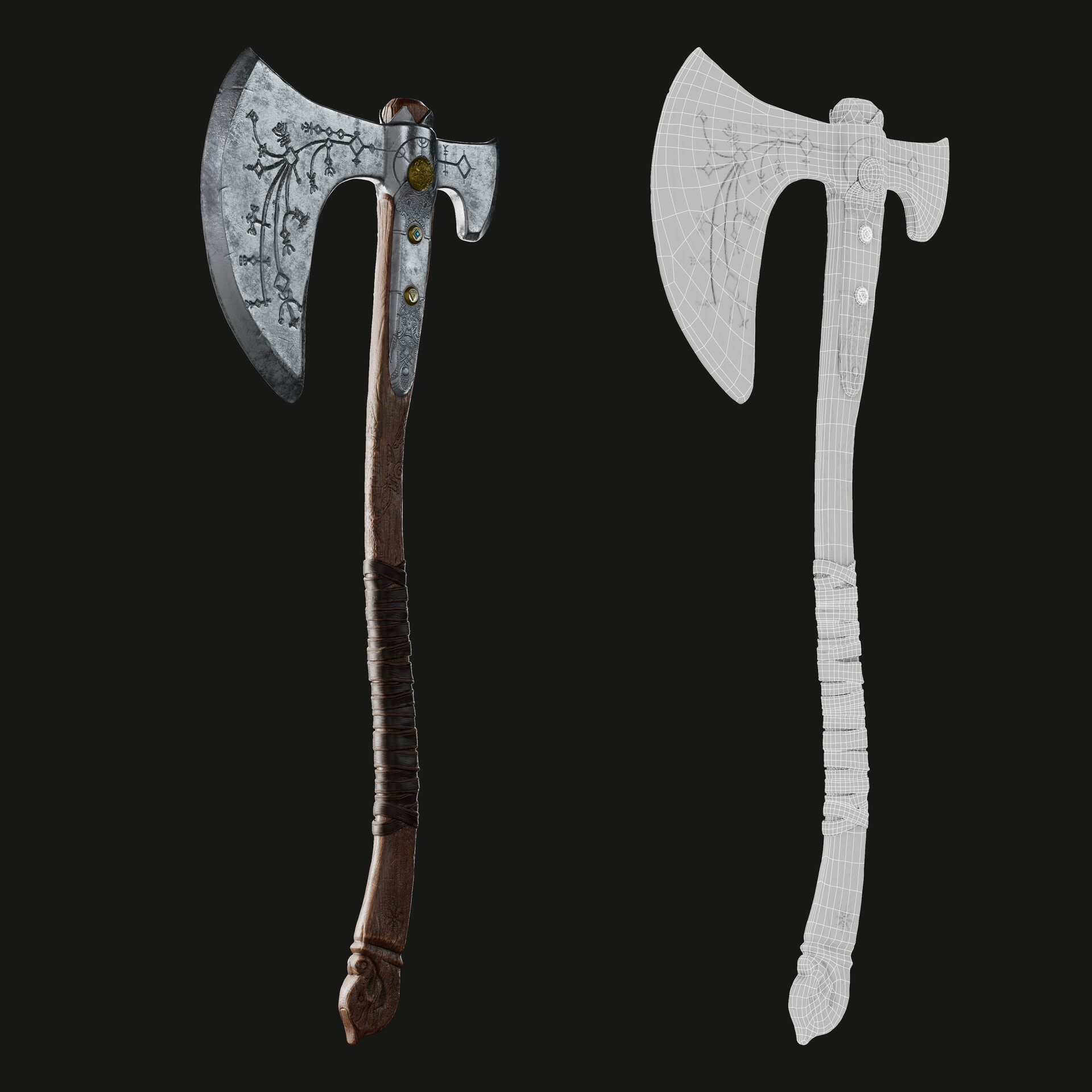 Rishen.Art - Leviathan Axe.