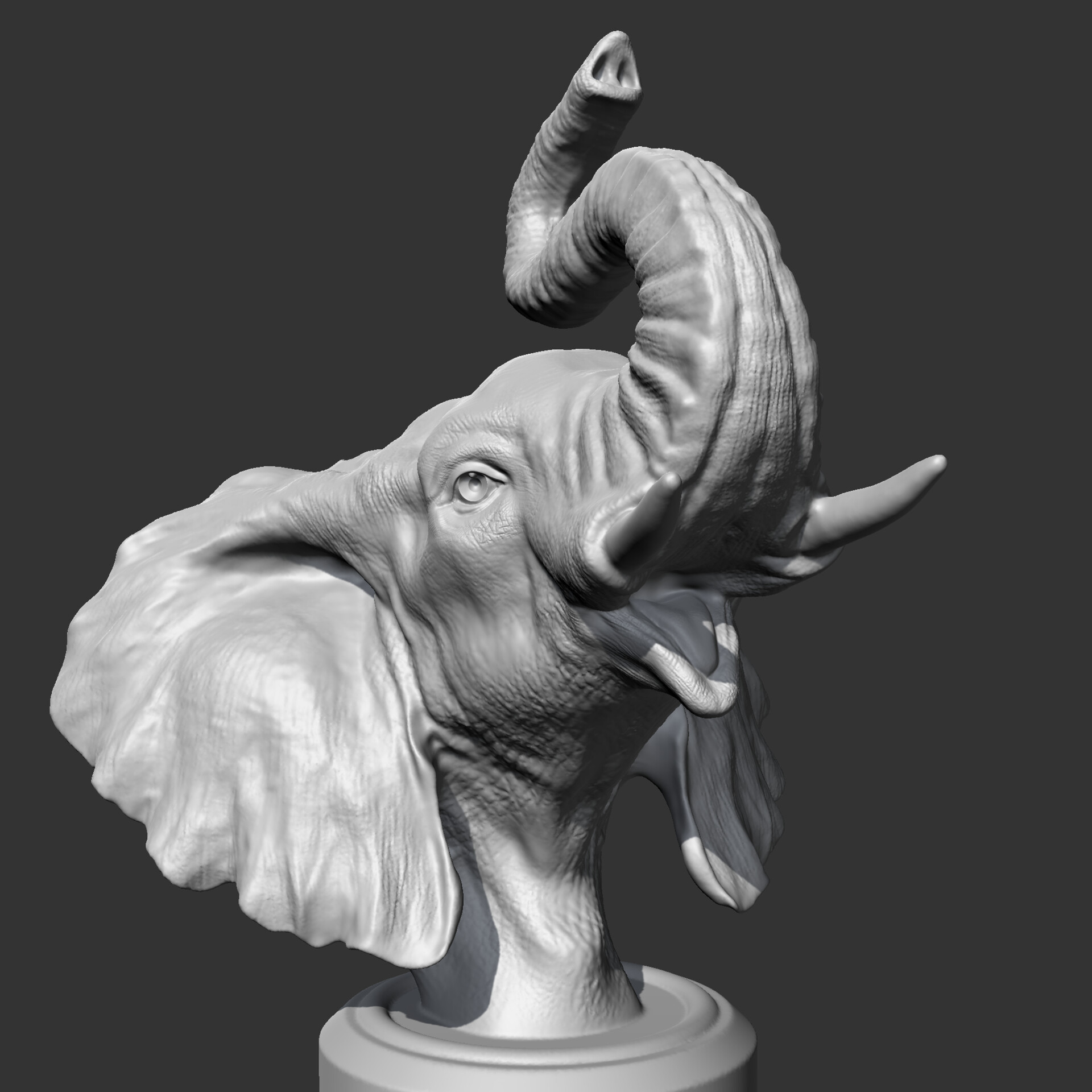ArtStation - Elephant Head AM05 3D print model