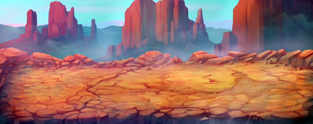 ArtStation - 2D Background Art