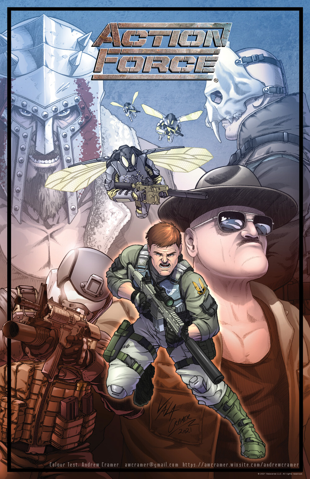 Andrew Cramer - Action Force poster colours