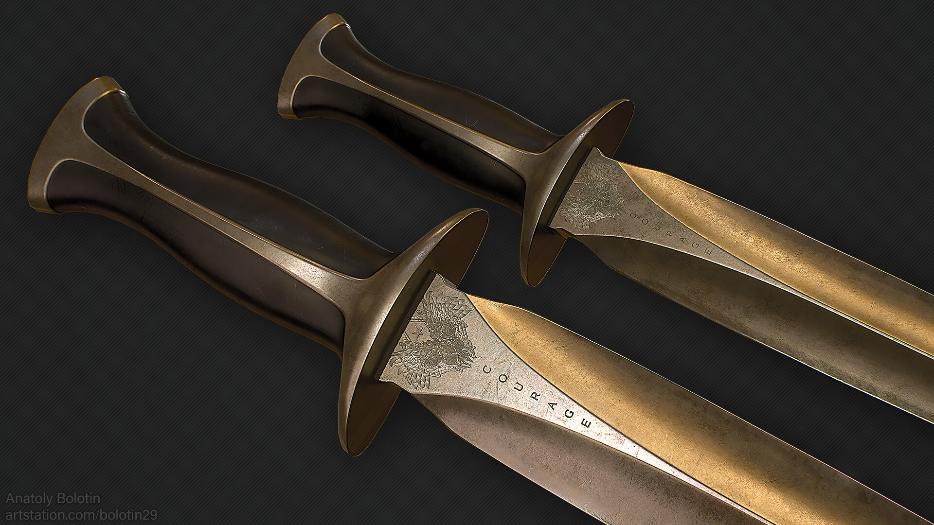 ArtStation - Brass Dagger