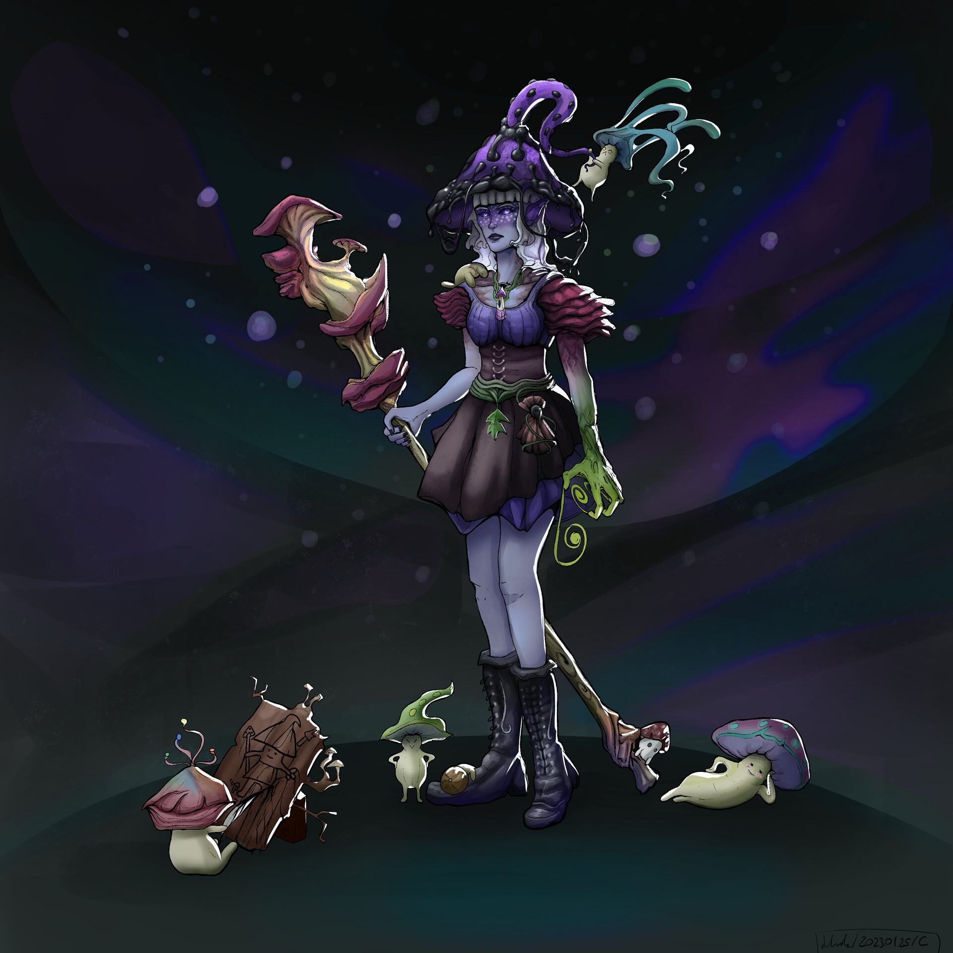 ArtStation - Spore Druid