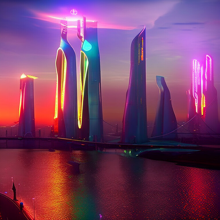 ArtStation - Futuristic city Vladivostok