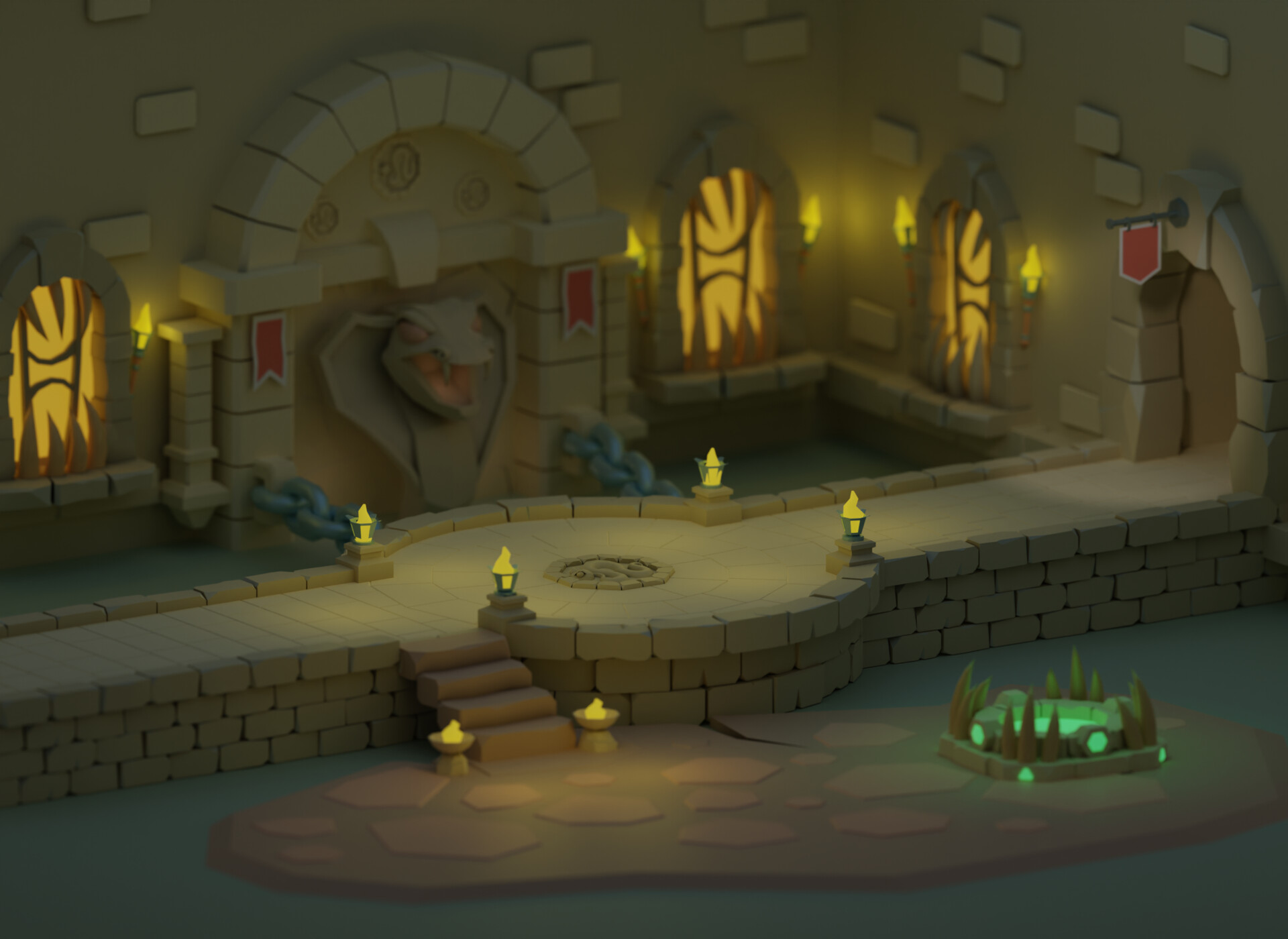 ArtStation - Battle Arena-Castle