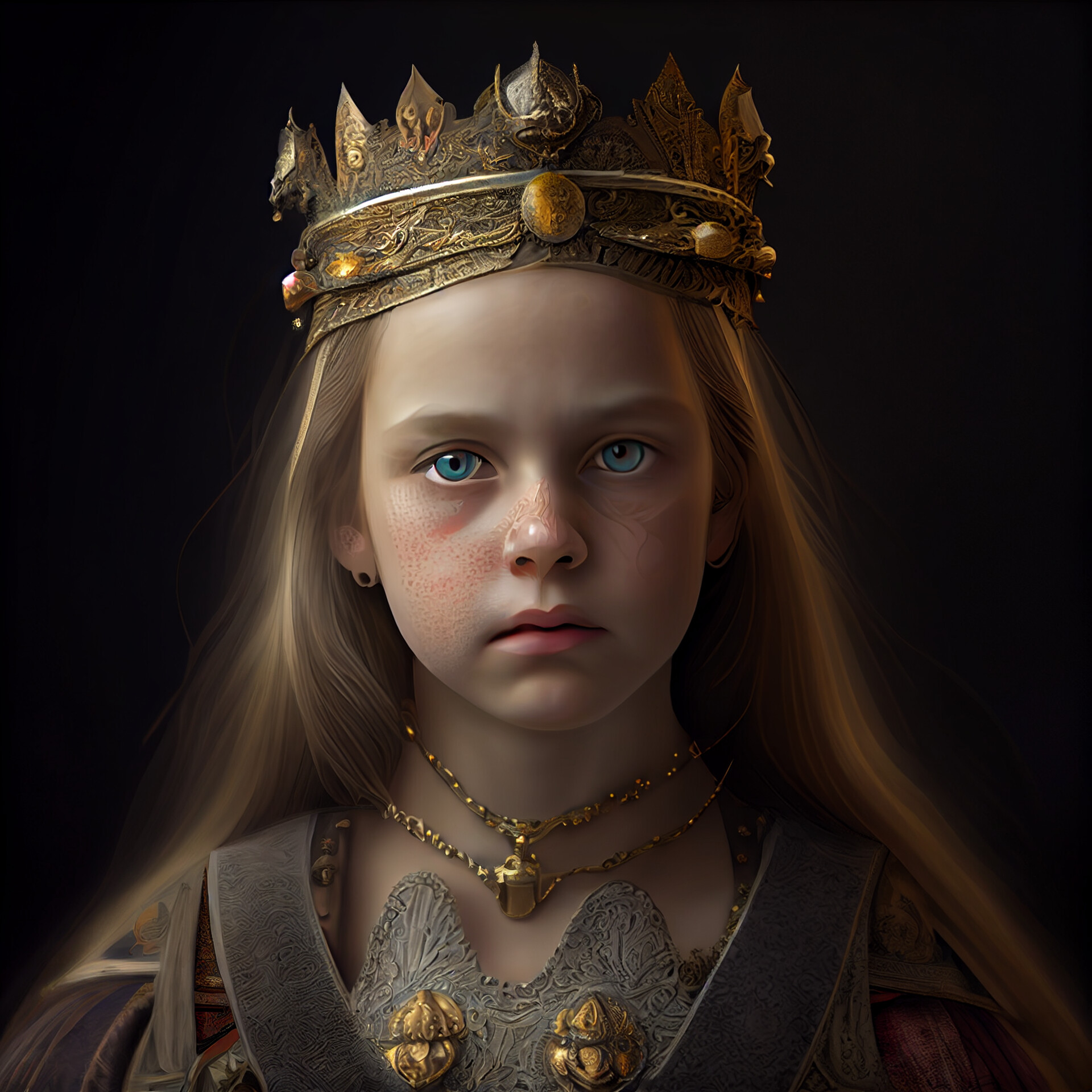 ArtStation - Child Queen Medieval VI