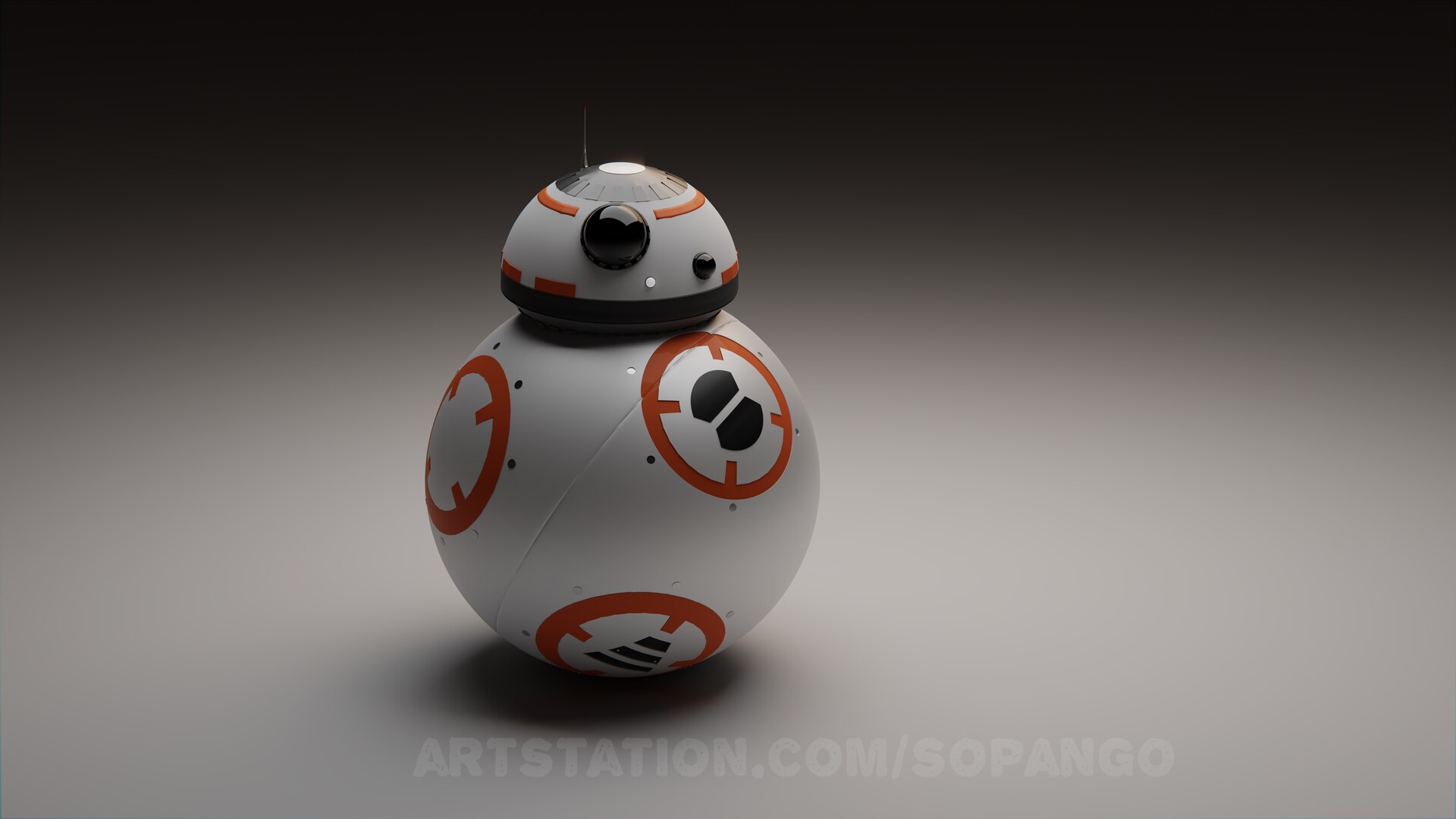 ArtStation - Another Star Wars post. BB-8!