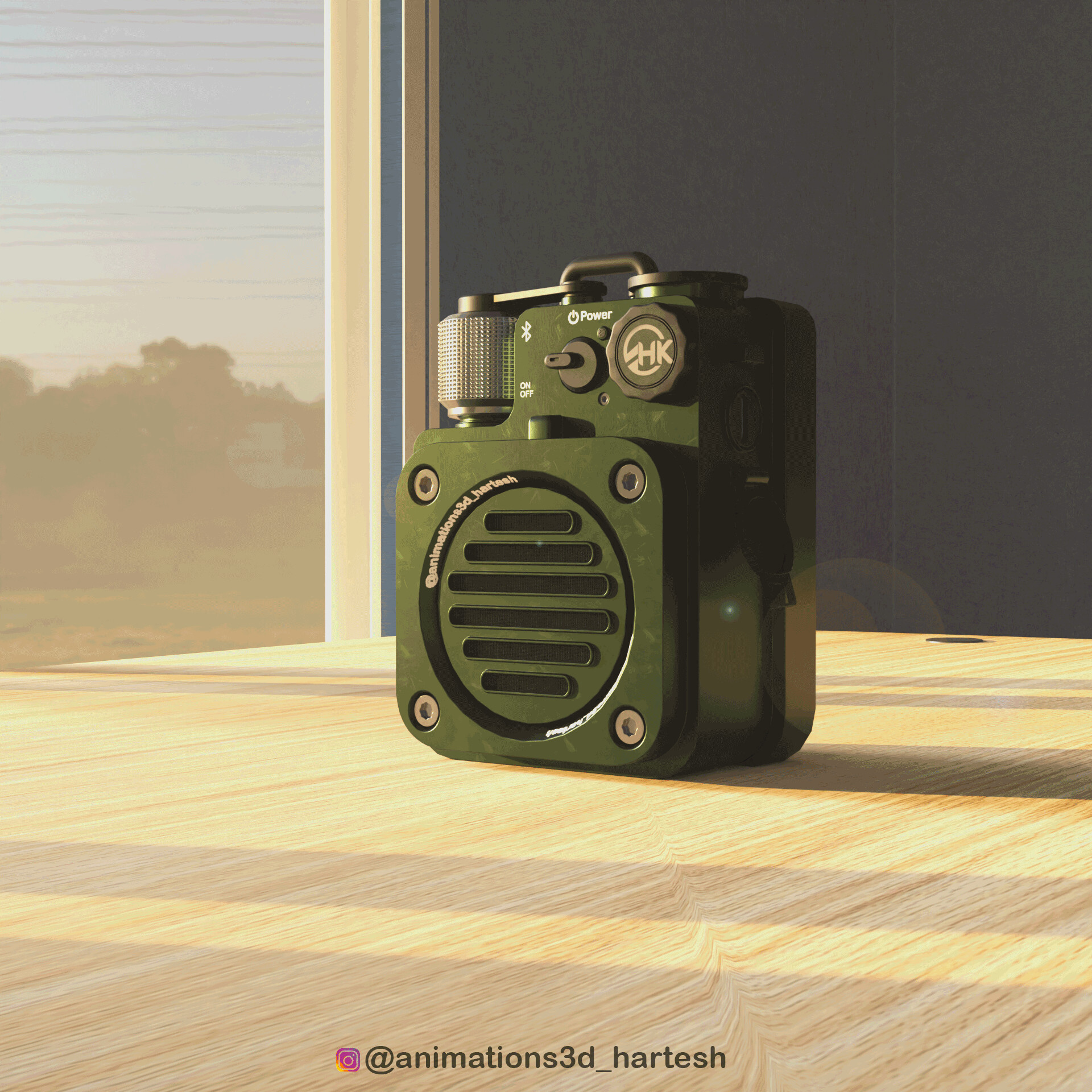 ArtStation - Radio 3D model Blender