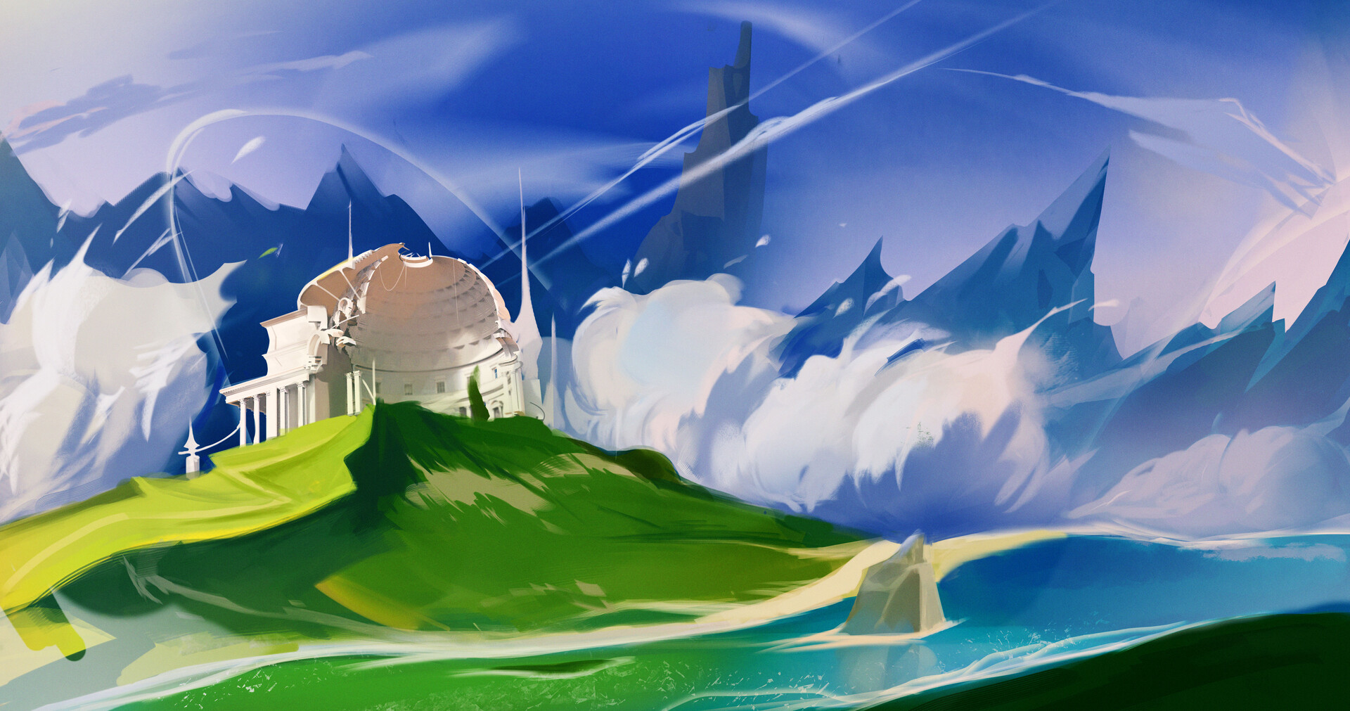 ArtStation - Sunny Castle