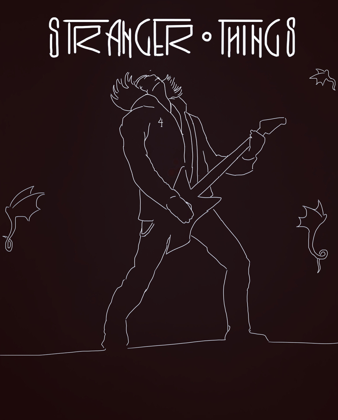 ArtStation - Stranger Things Album Cover