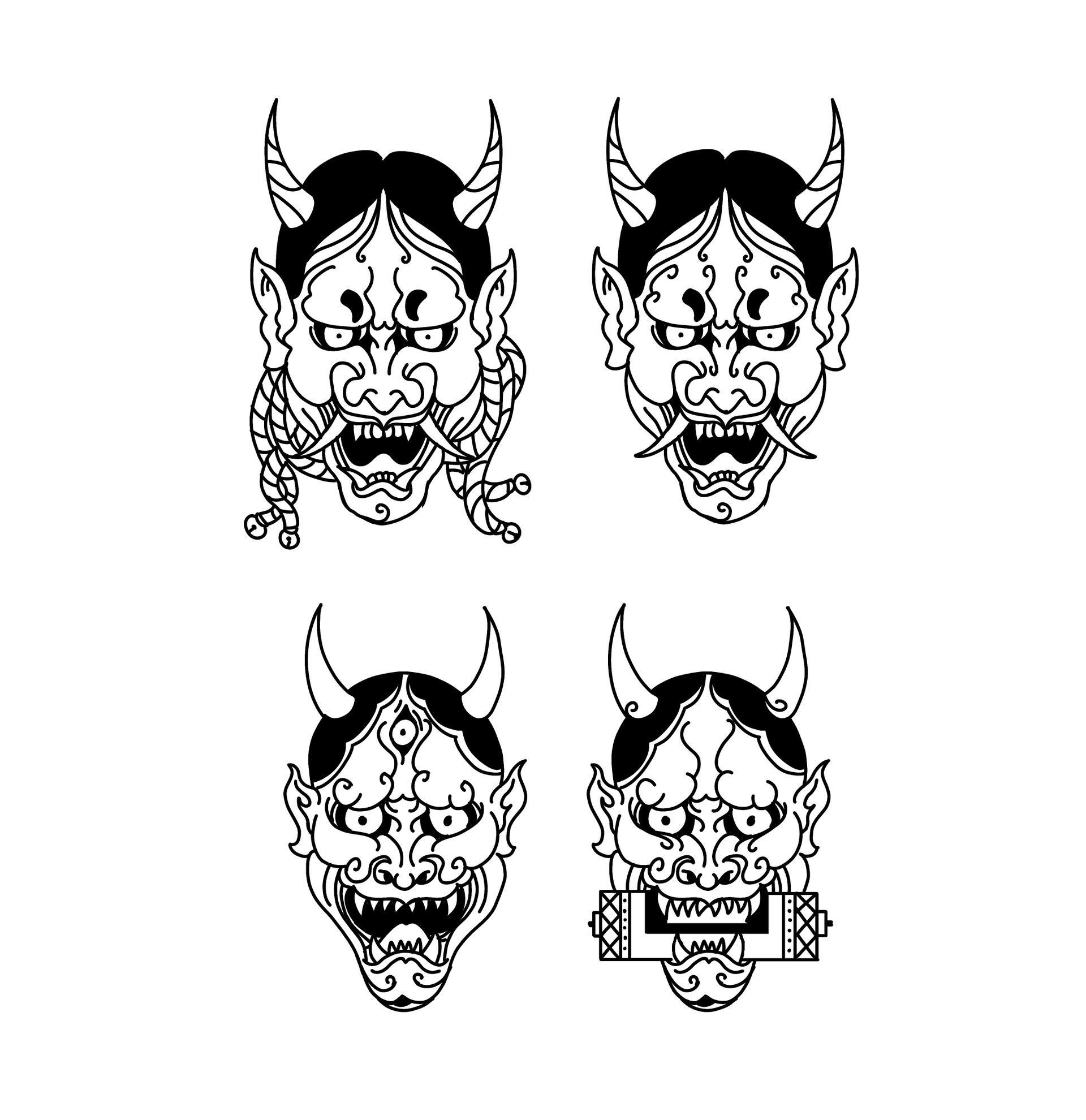 ArtStation - Oni Masks