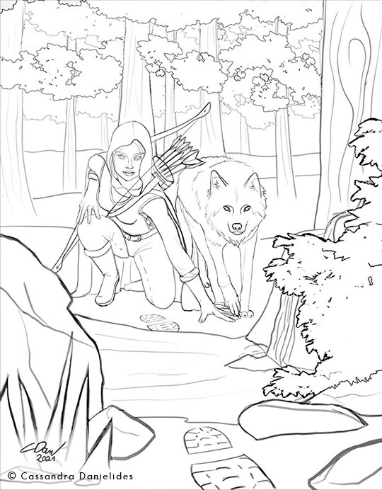 hunter dan coloring pages