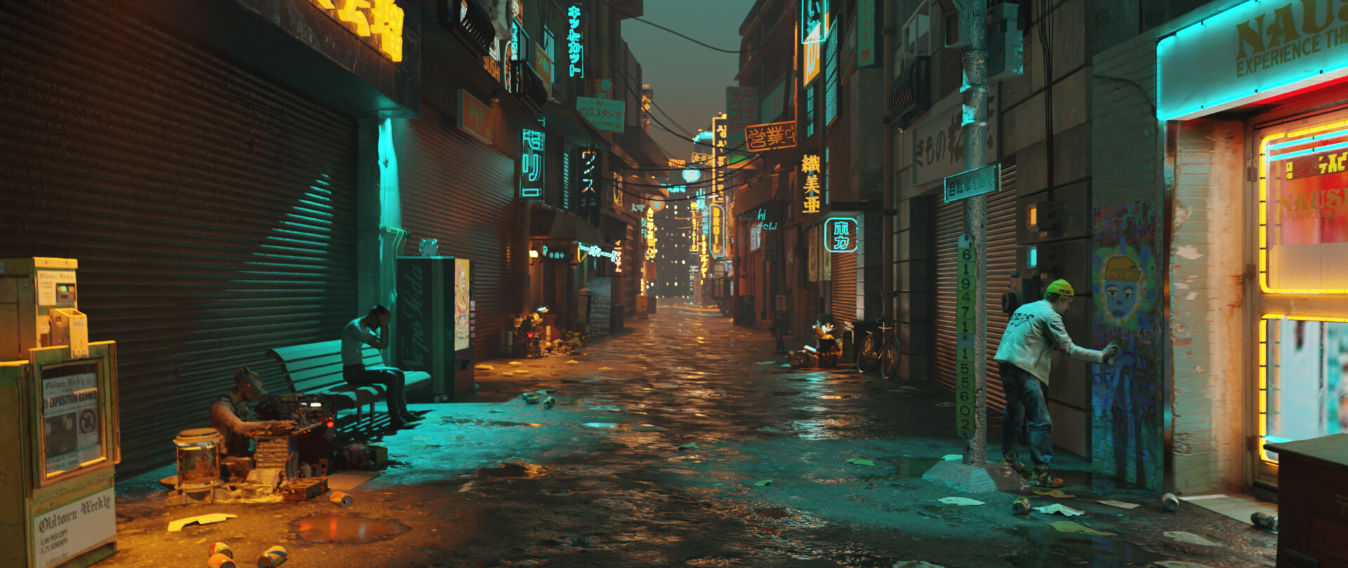 ArtStation - Night streets