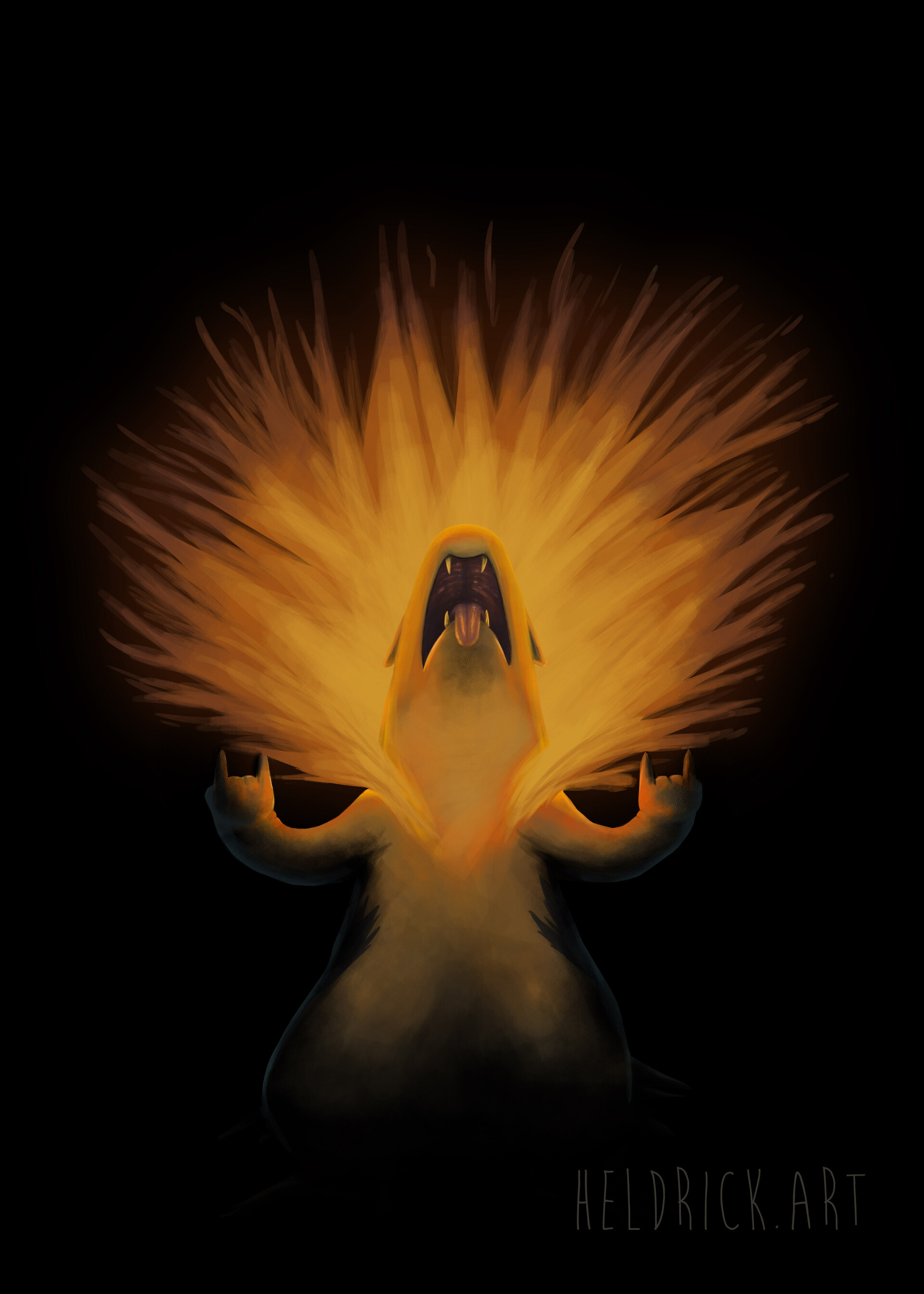 ArtStation - Typhlosion Fanart