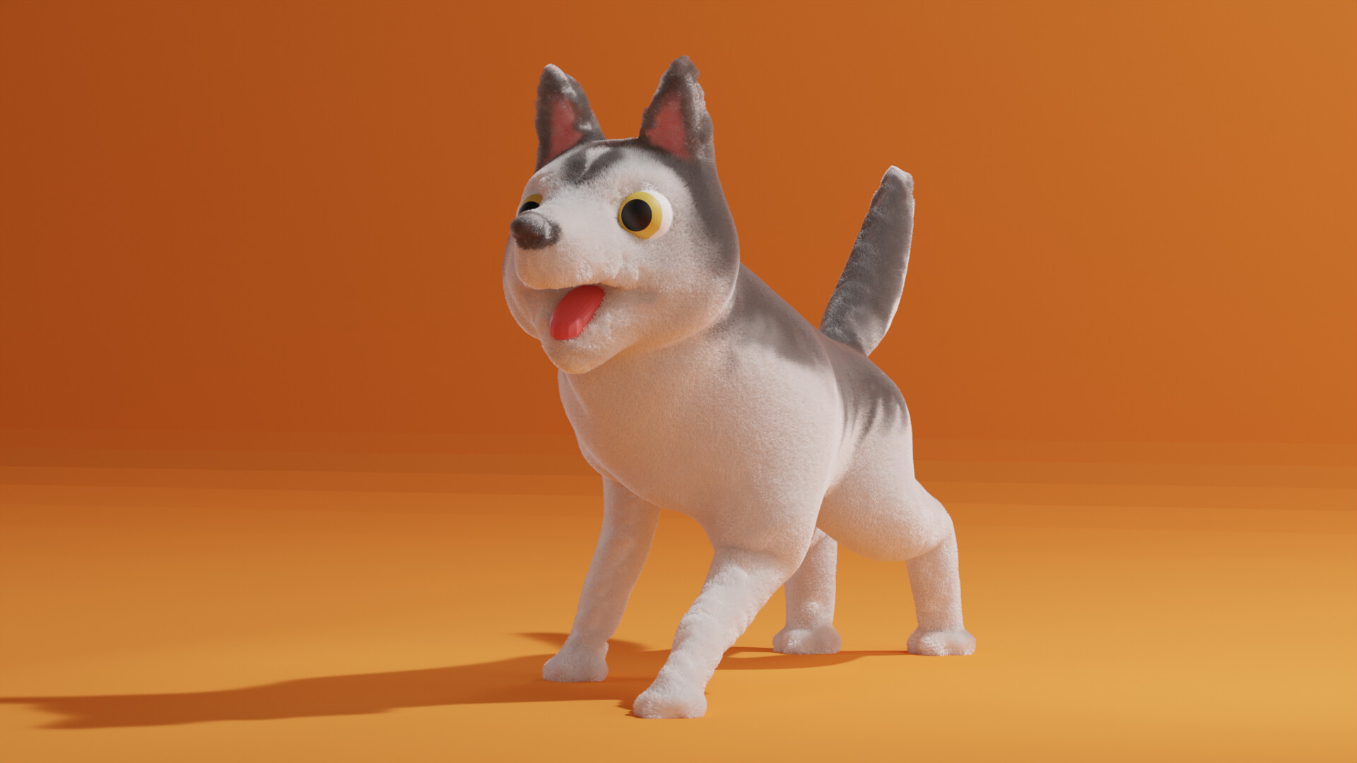 ArtStation - Husky siberiano